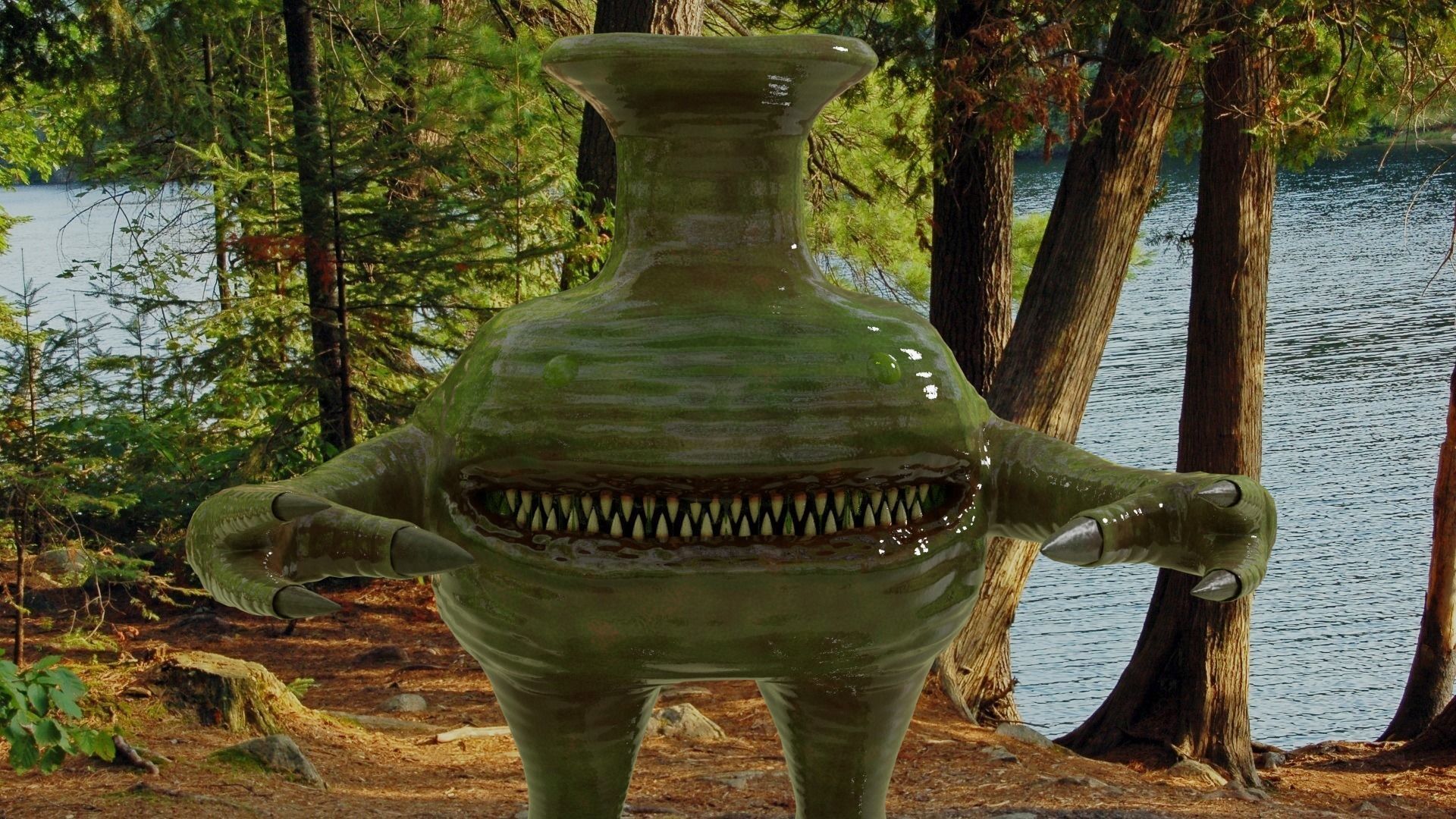 Water Monster free 3D model | CGTrader