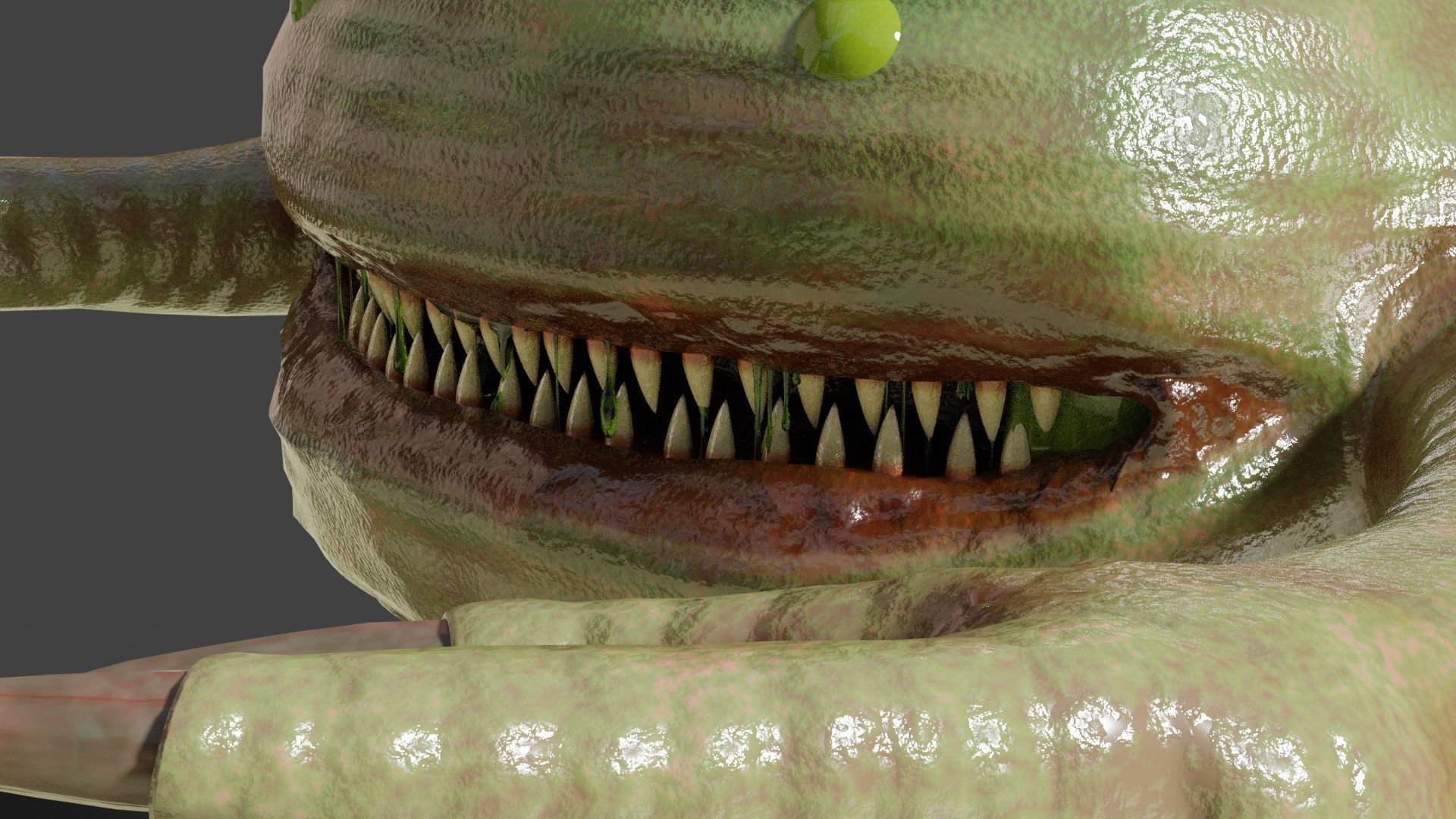 Water Monster free 3D model | CGTrader