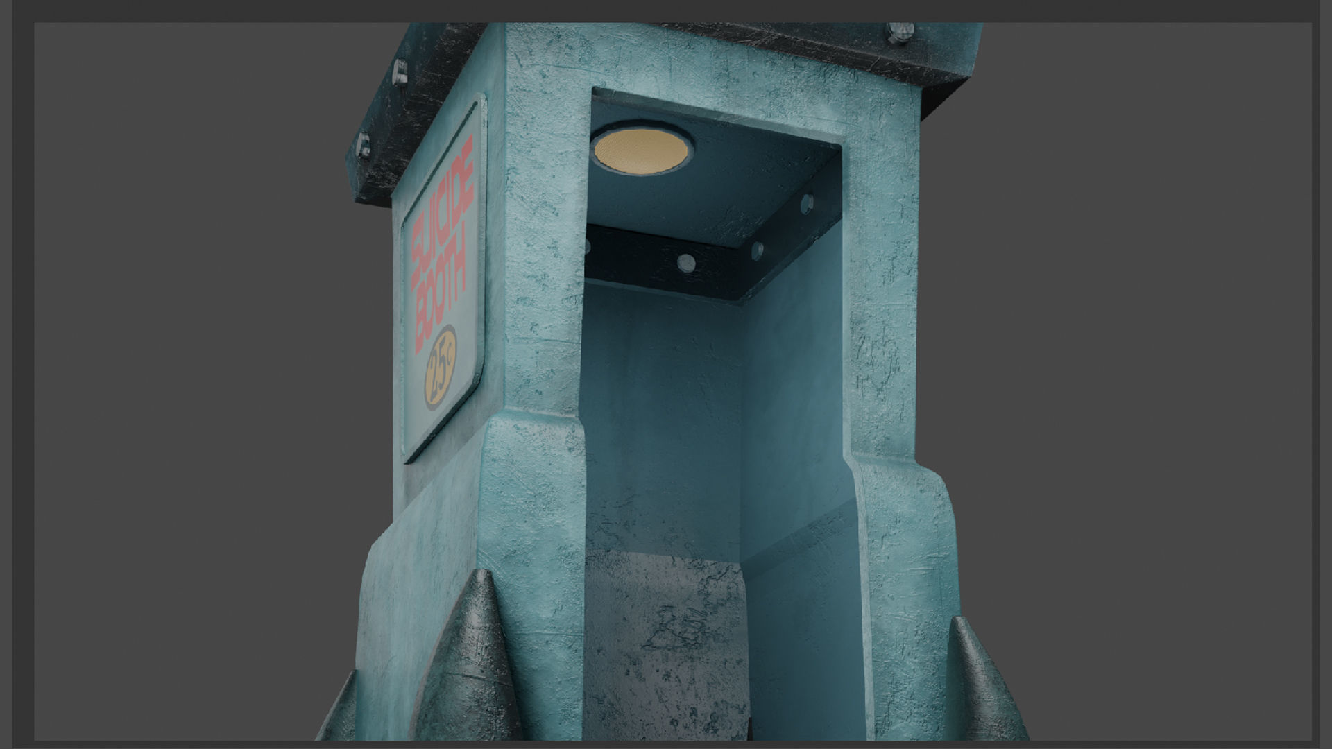 Futurama - Suicide Booth - 3D model | CGTrader