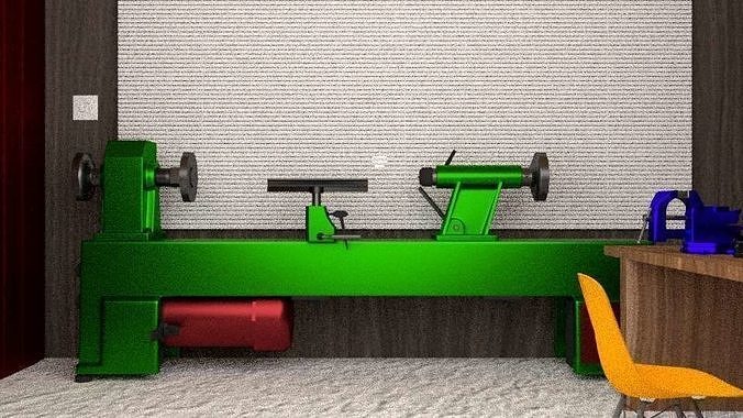 The Lab machine shop 3D model | CGTrader