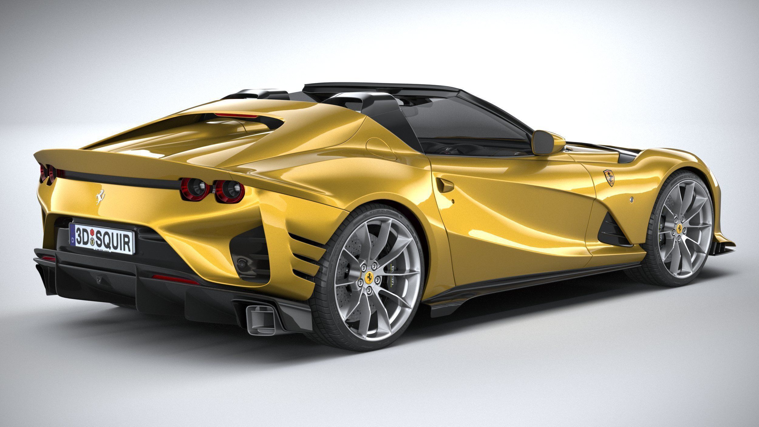 Ferrari 812 Competizione Aperta 2021 3D model | CGTrader