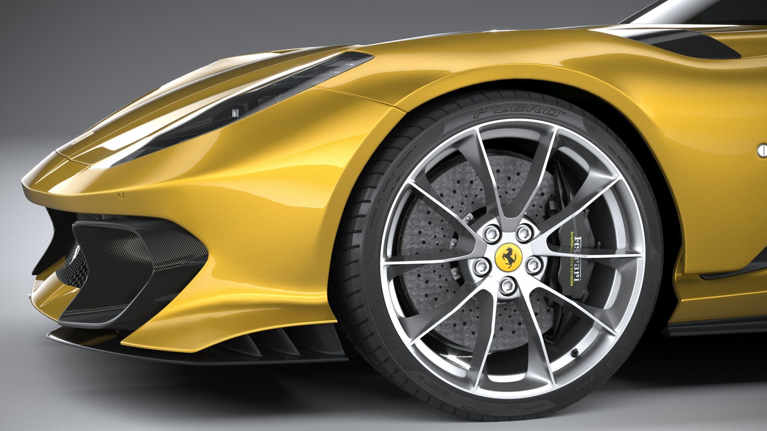 Ferrari 812 Competizione Aperta 2021 3D model | CGTrader