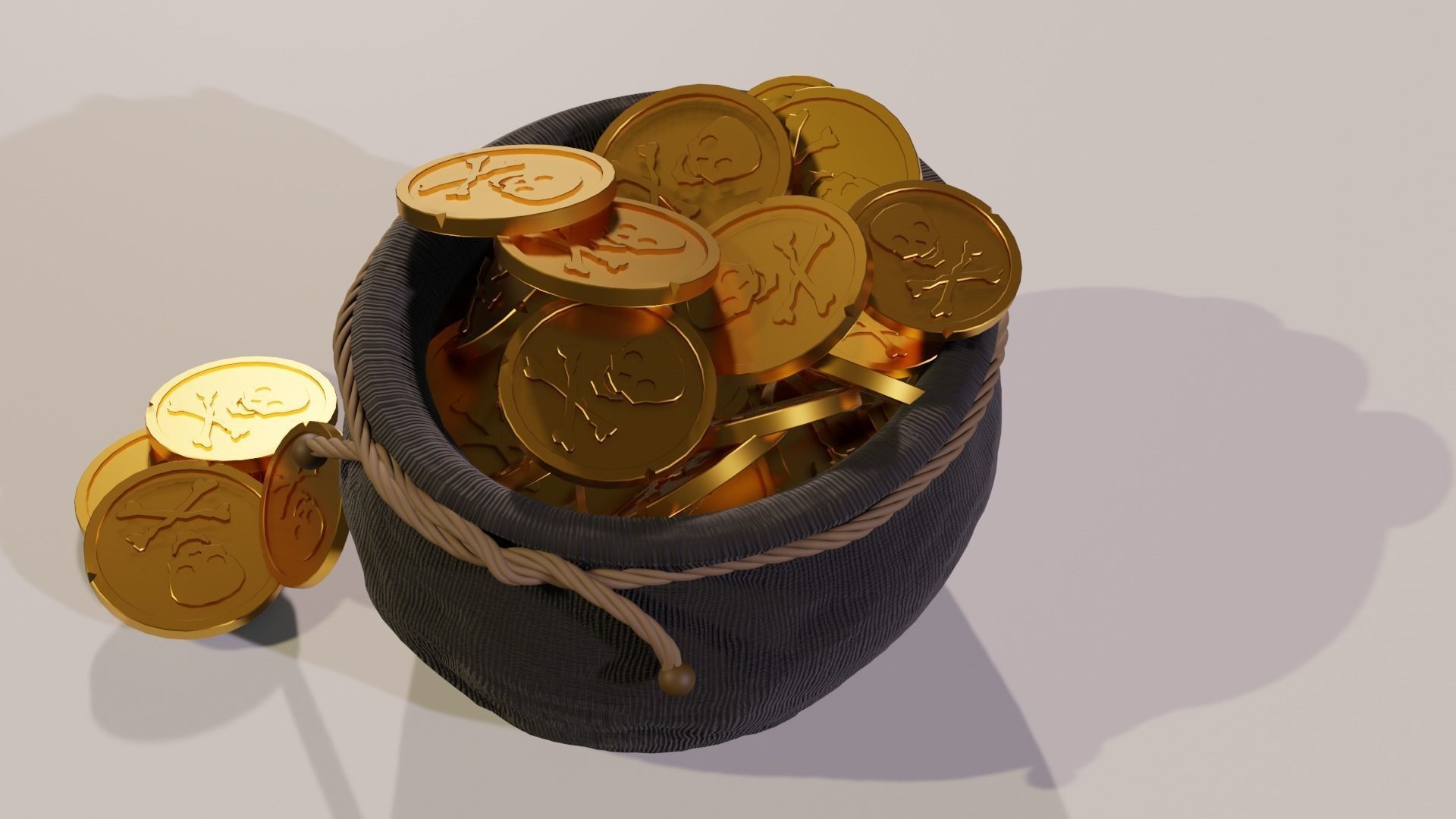 Coin purse free VR / AR / low-poly 3D model | CGTrader