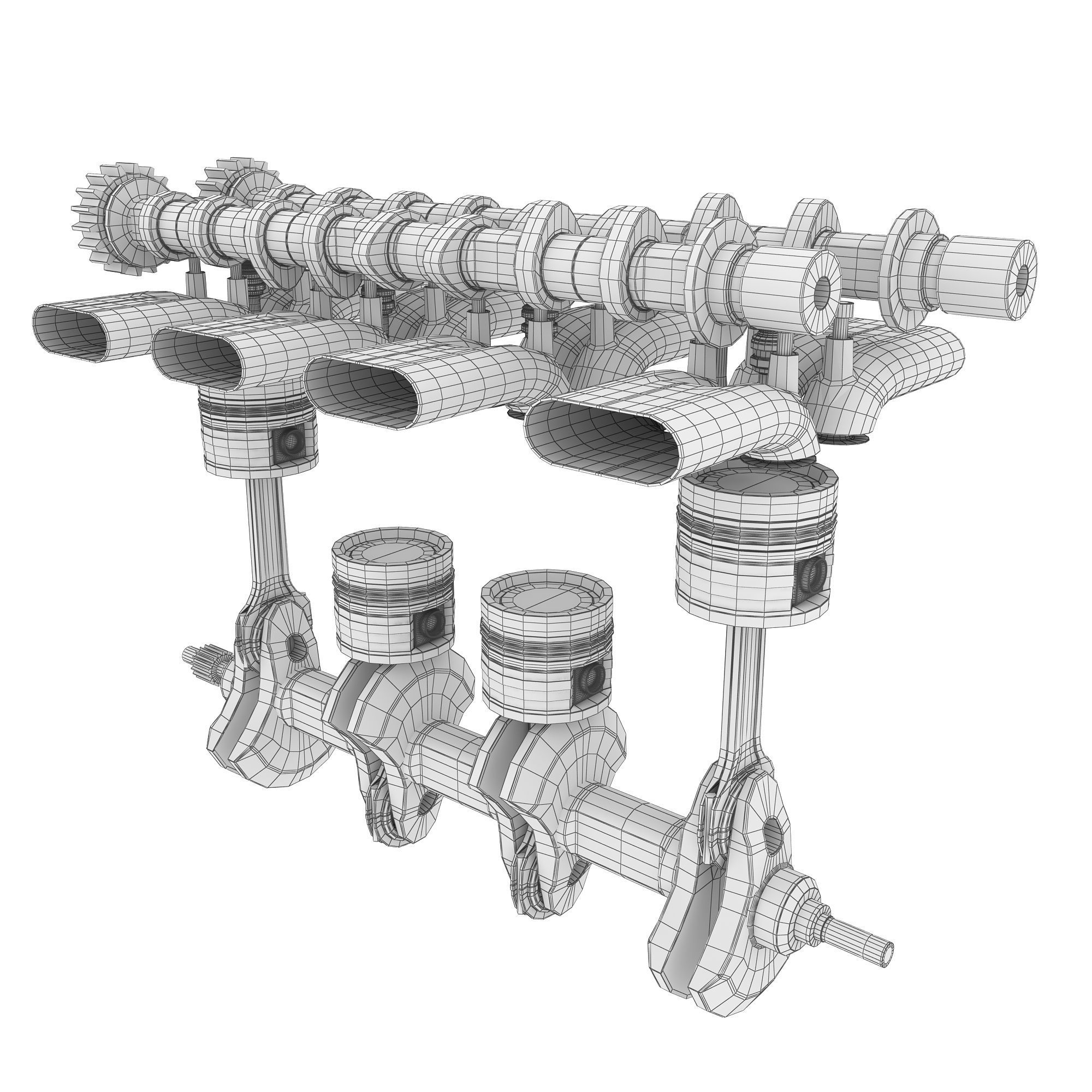 Engine work 3D model | CGTrader