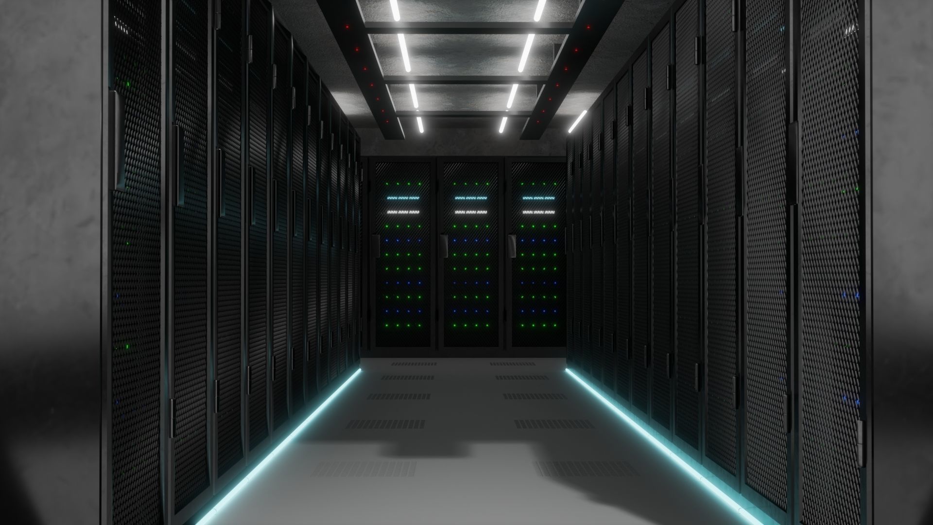 Data center server 3D model | CGTrader