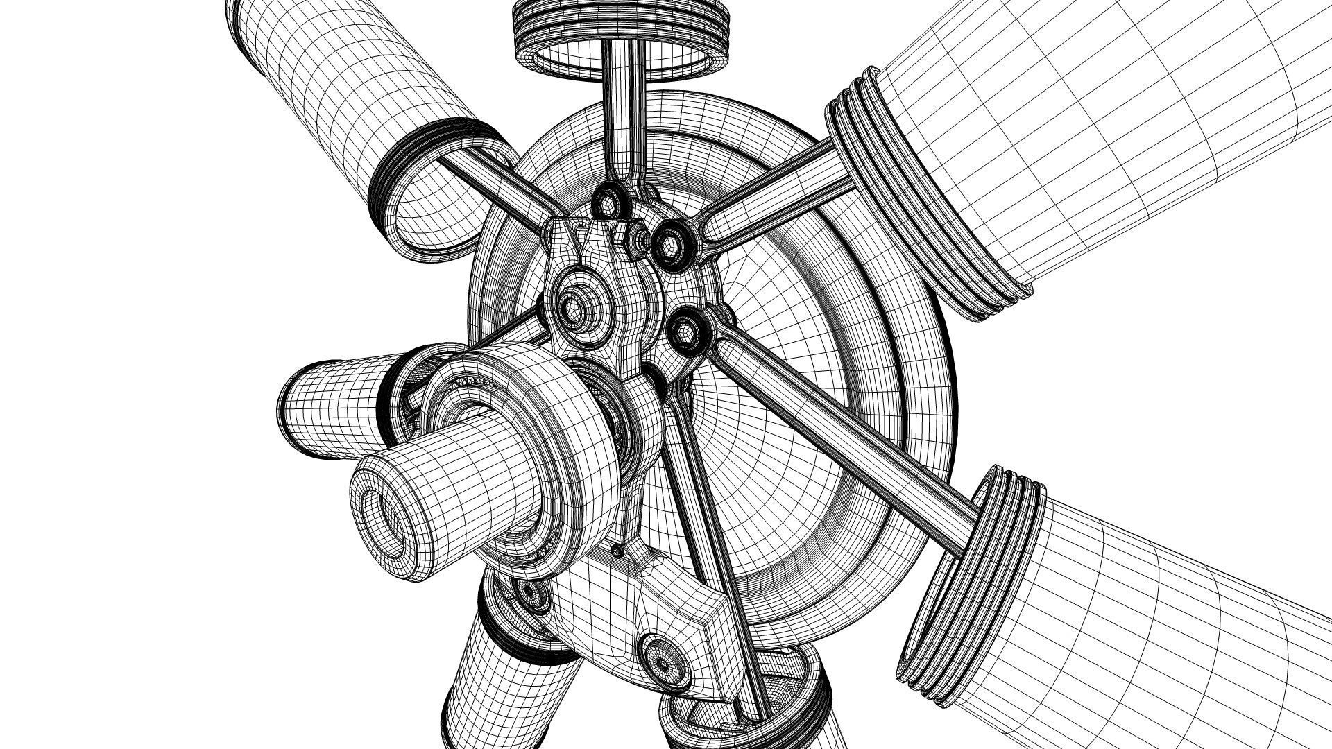 AirCraft Engine 3D model animated rigged | CGTrader