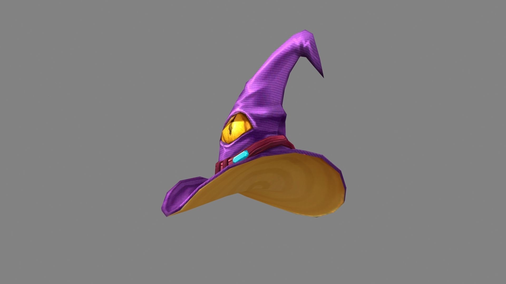 3D model Cartoon wizard hat VR / AR / low-poly | CGTrader