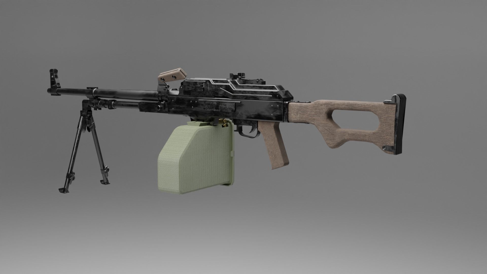 3D model PKM LMG VR / AR / low-poly | CGTrader