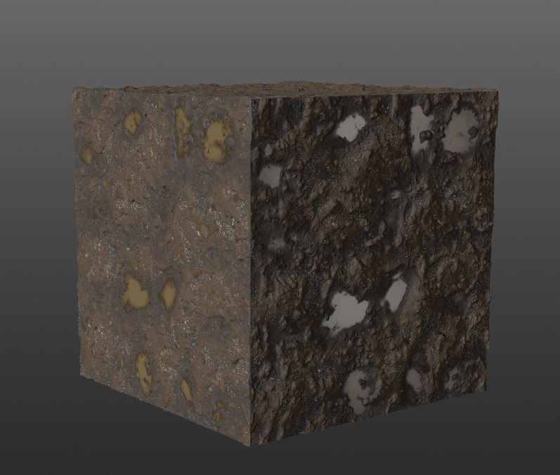 Wet and muddy ground materia Texture | CGTrader