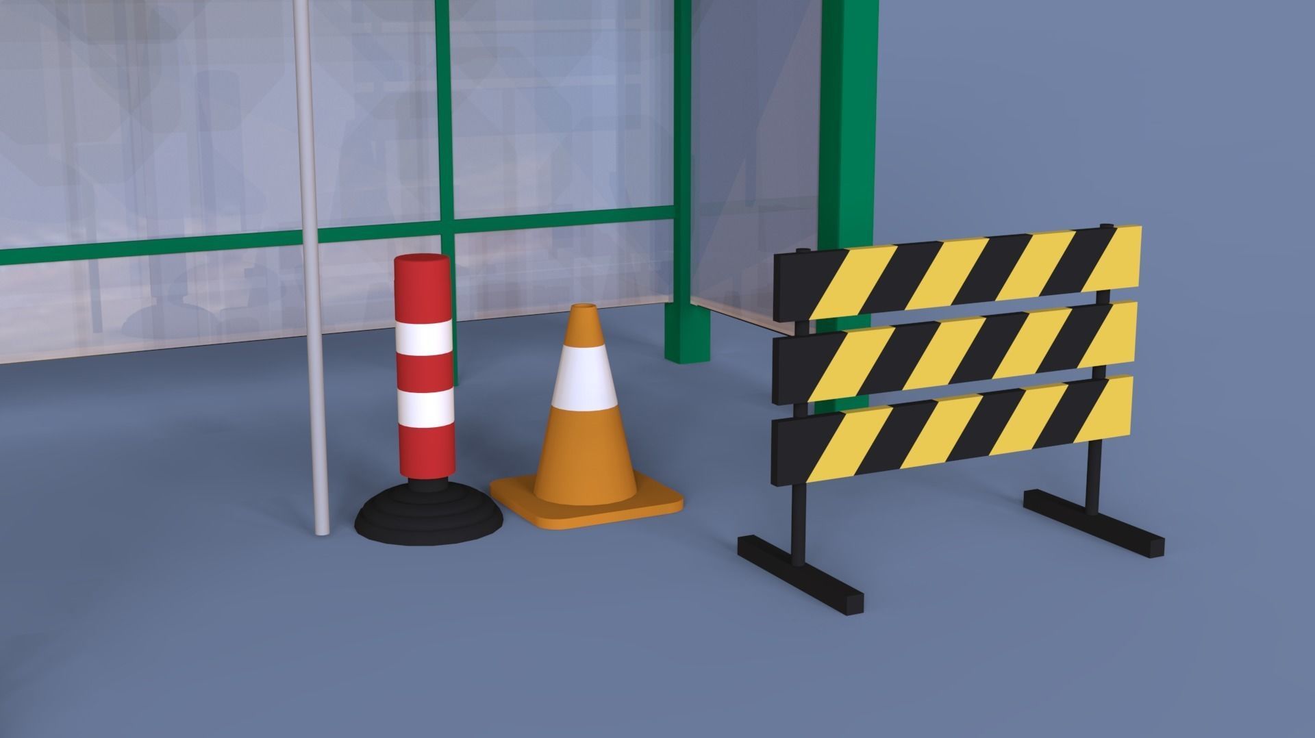 City props Assets for your scene free free 3D model | CGTrader