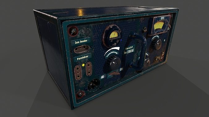 3D model WW2 Radio 20WSd VR / AR / low-poly | CGTrader