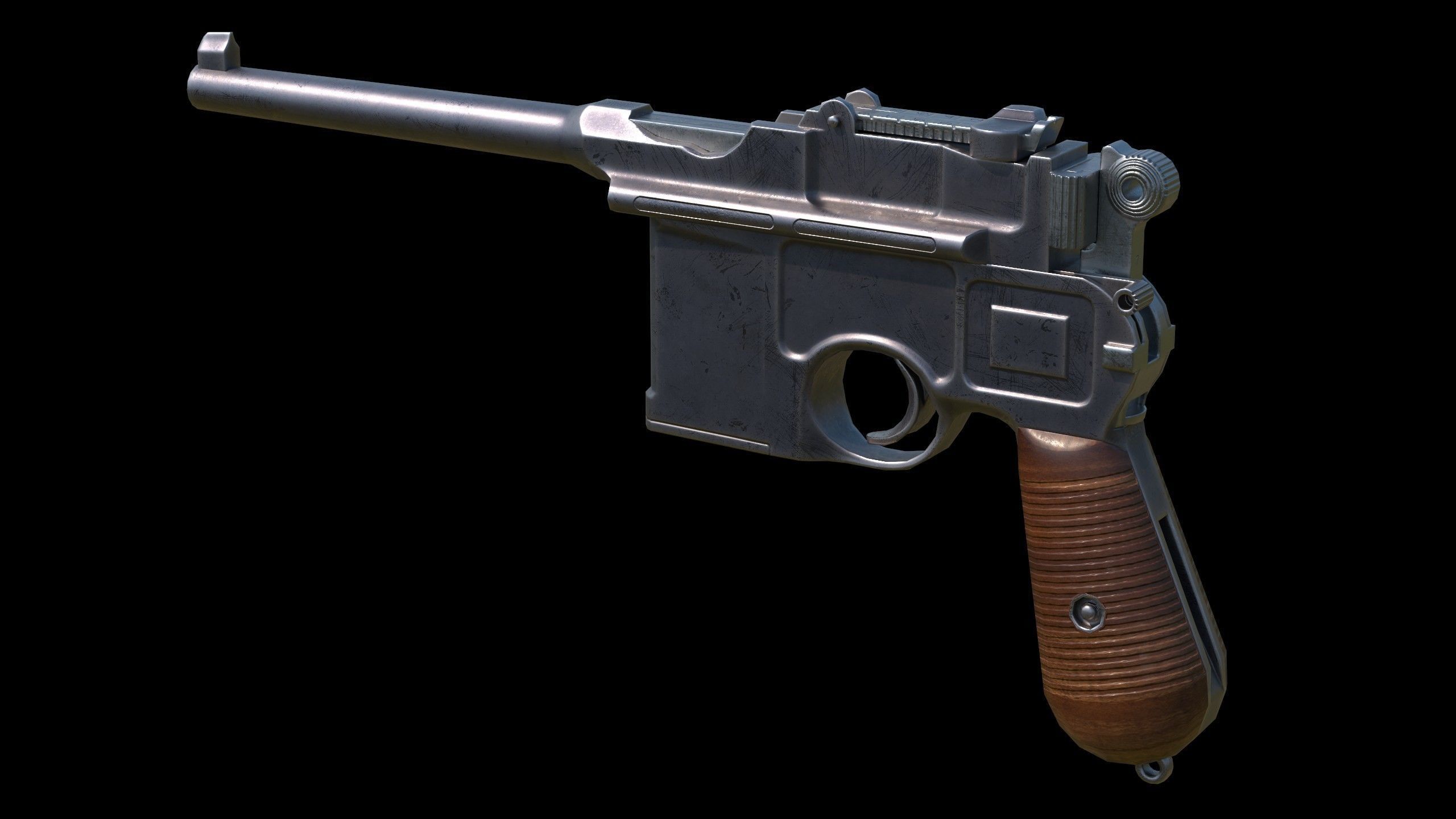 C96 Pistol 3D model | CGTrader