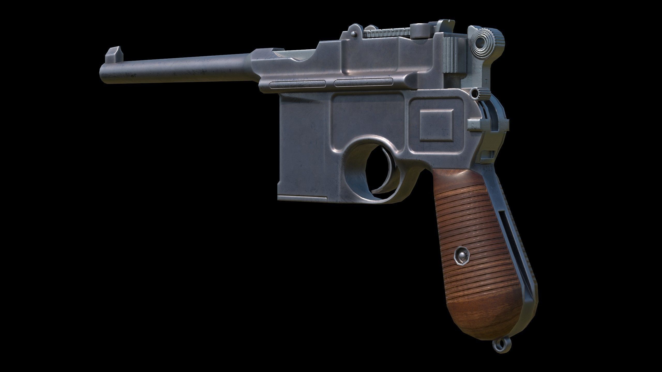 C96 Pistol 3D model | CGTrader