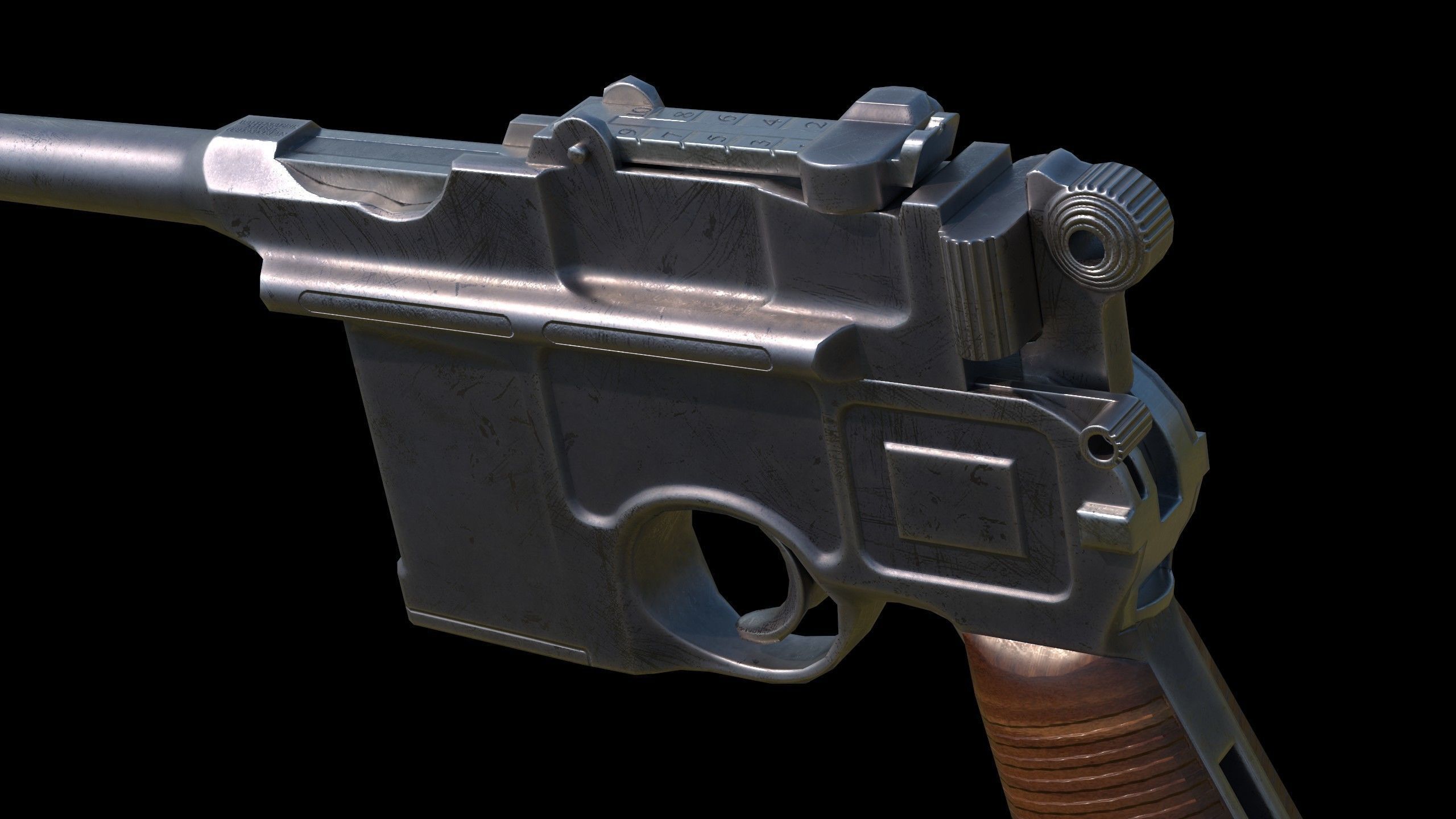 C96 Pistol 3D model | CGTrader