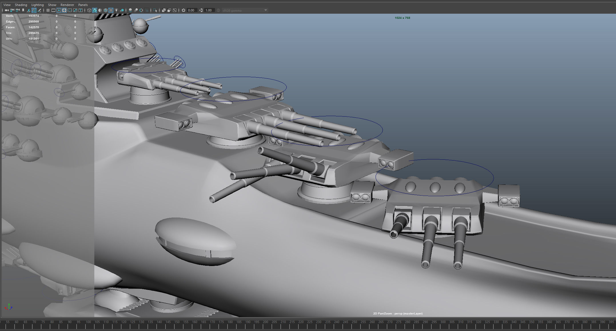 SCI FI Space Battleship Yamato 3D model 3D model rigged | CGTrader