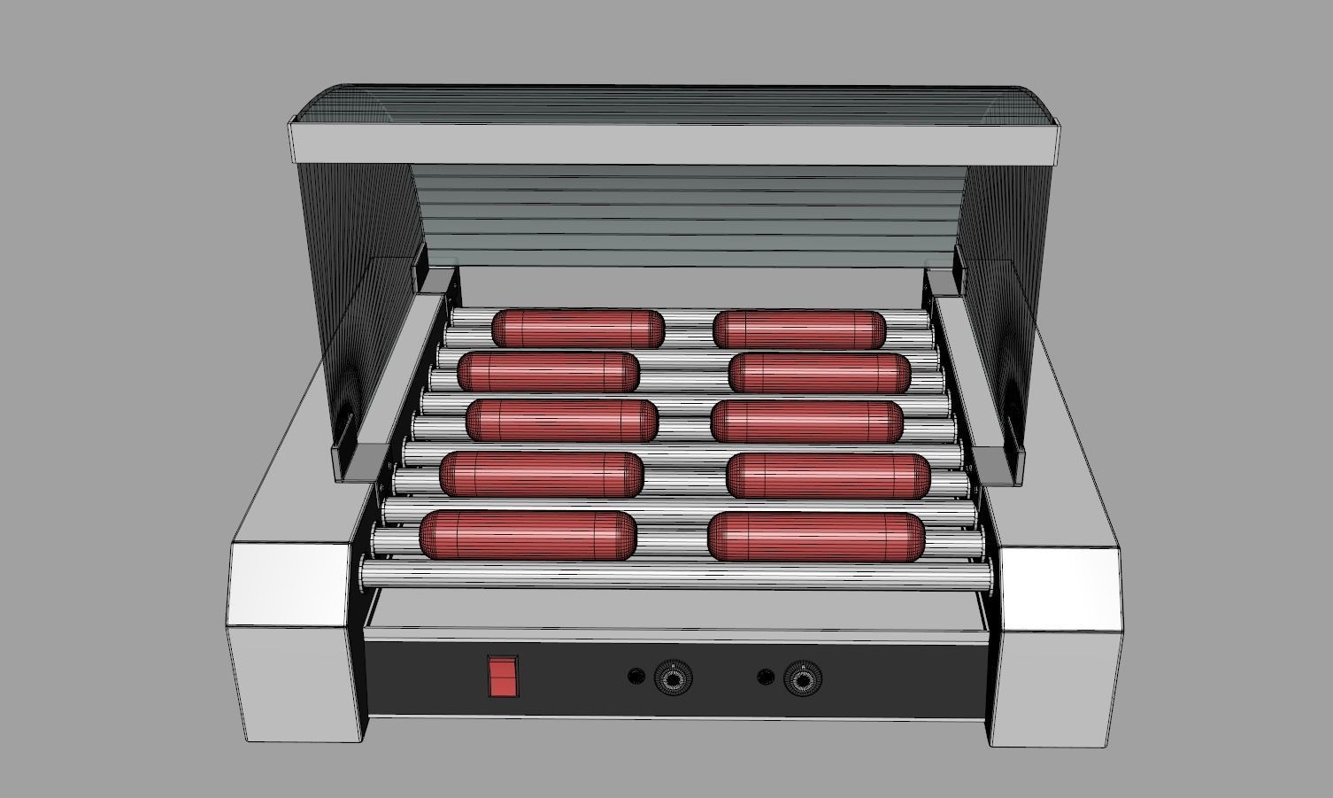 Hot Dogs Machine 3D model | CGTrader