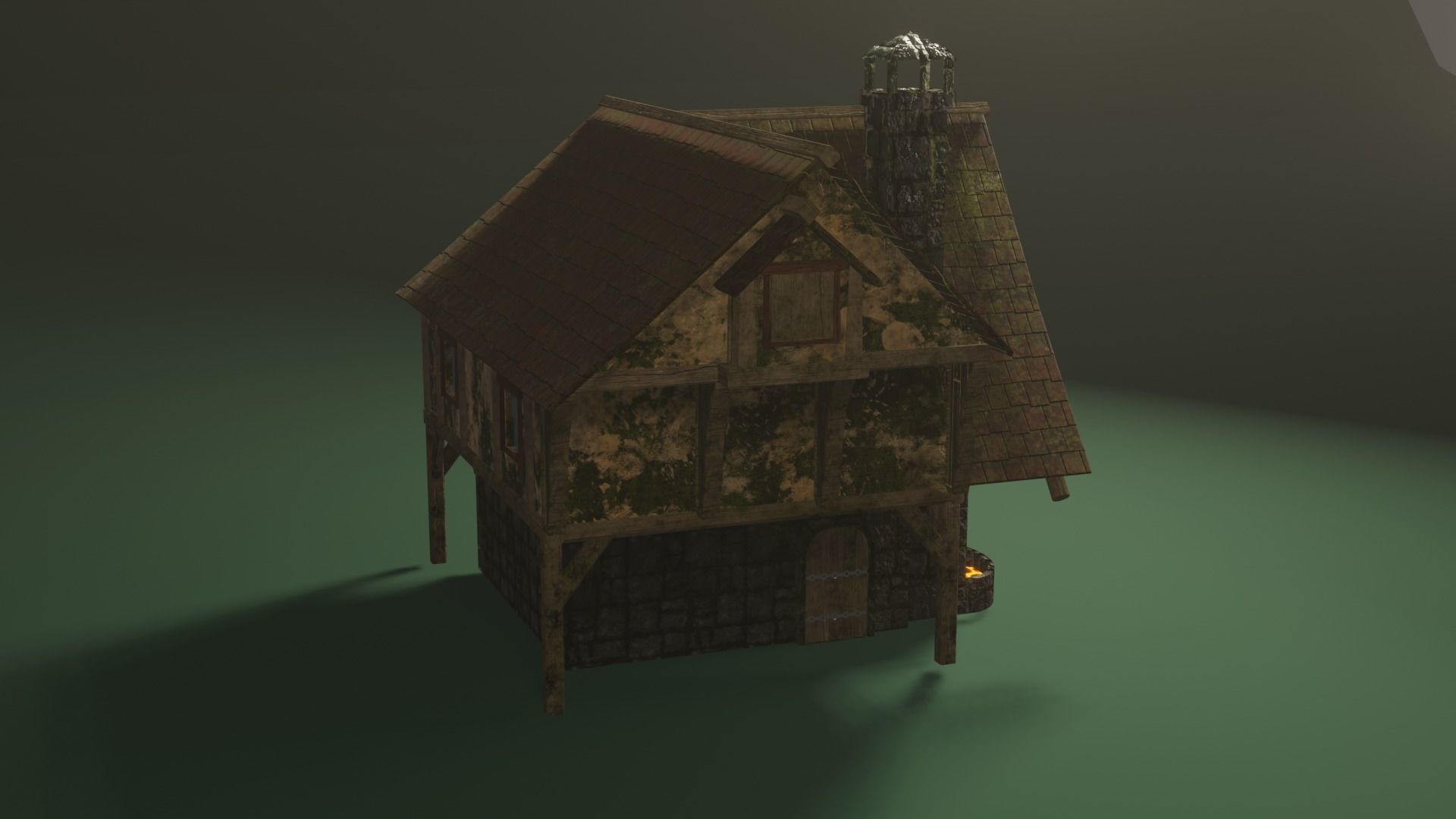 3D model medieval smithy PBR LowPoly VR / AR / low-poly | CGTrader