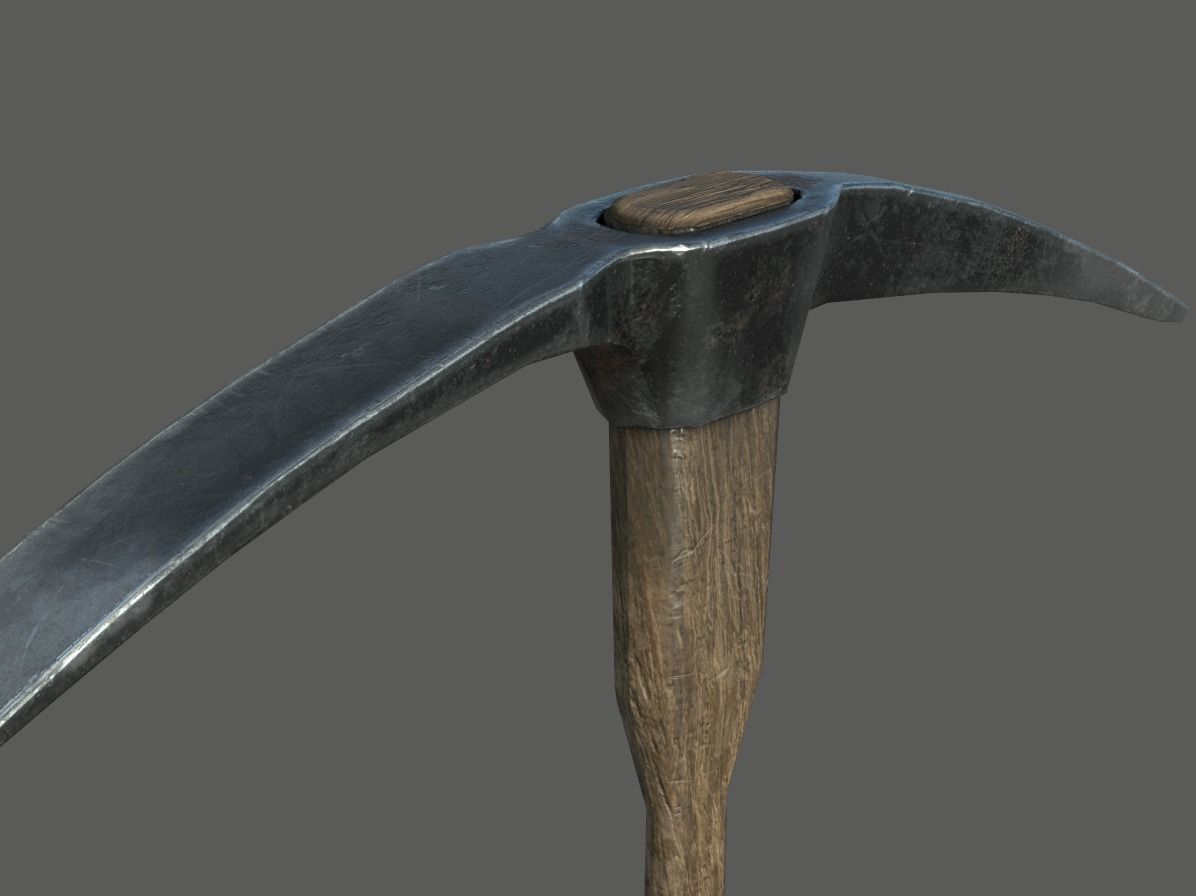 3D model Pickaxe VR / AR / low-poly | CGTrader