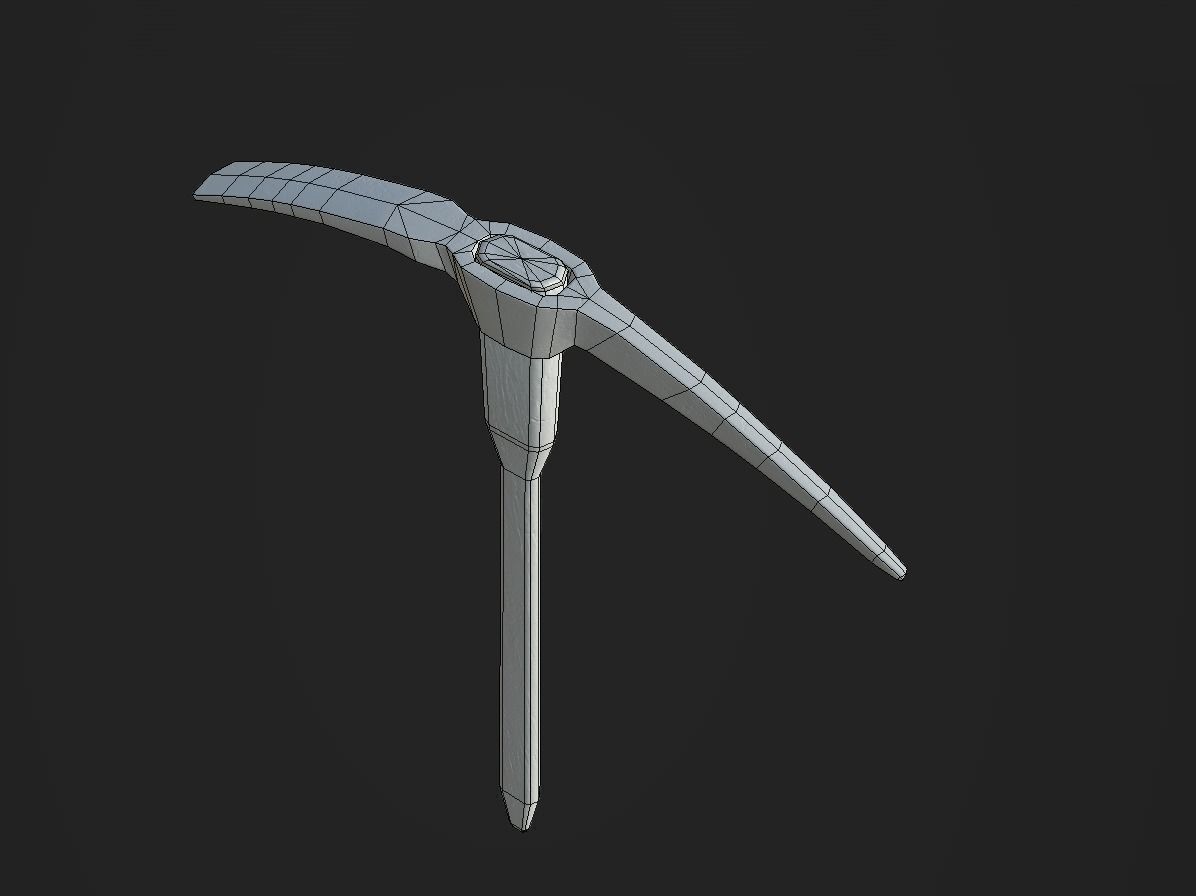 3D model Pickaxe VR / AR / low-poly | CGTrader
