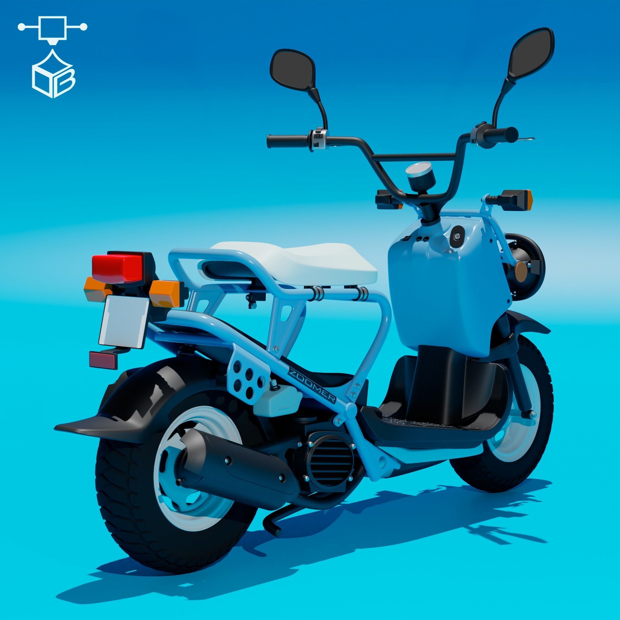 HONDA ZOOMER - RUCKUS 3D model 3D printable | CGTrader