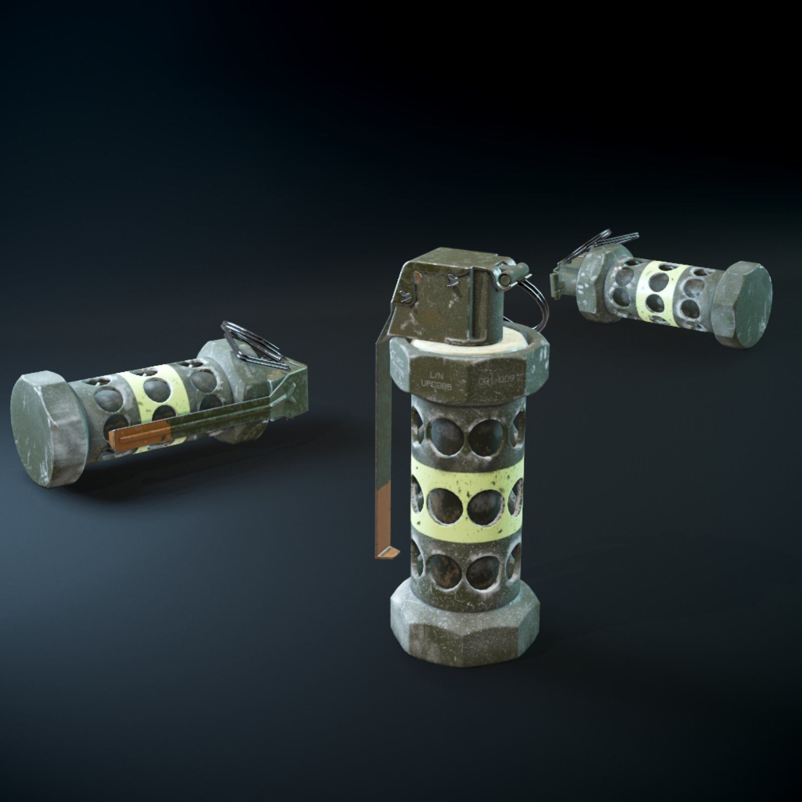 3D model Flashbang VR / AR / low-poly | CGTrader