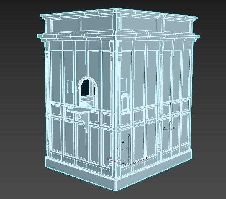 Ticket Office 3D model | CGTrader