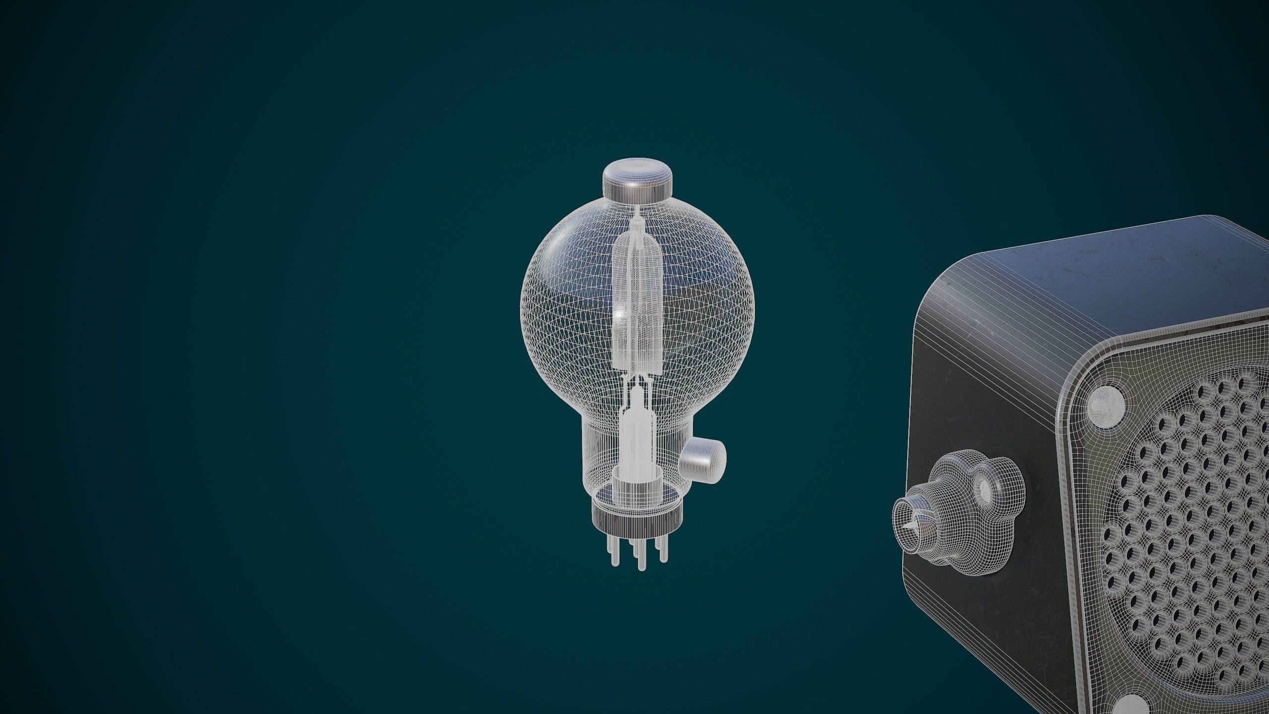 Radio station equipment 3D model | CGTrader