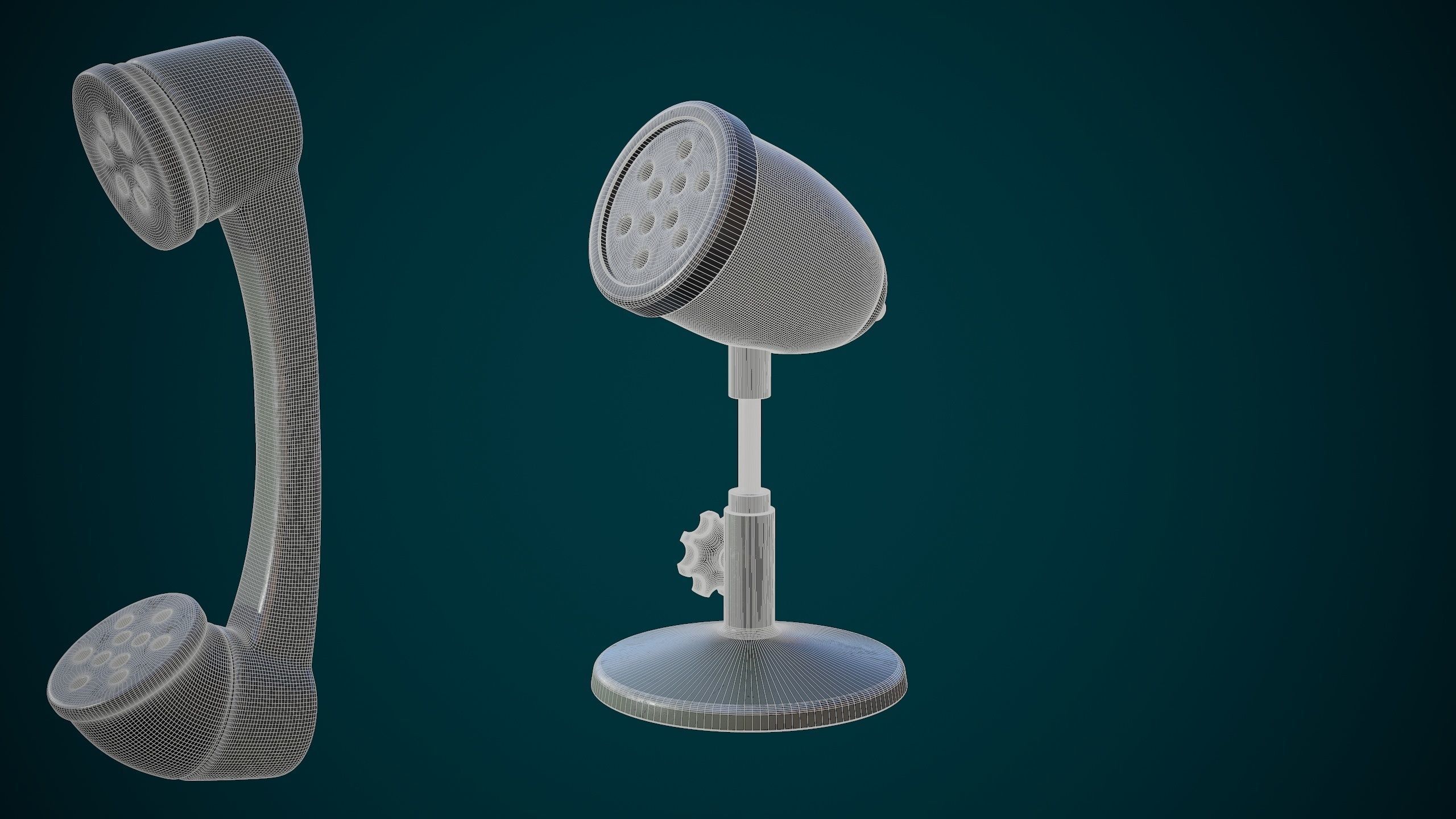 Radio station equipment 3D model | CGTrader