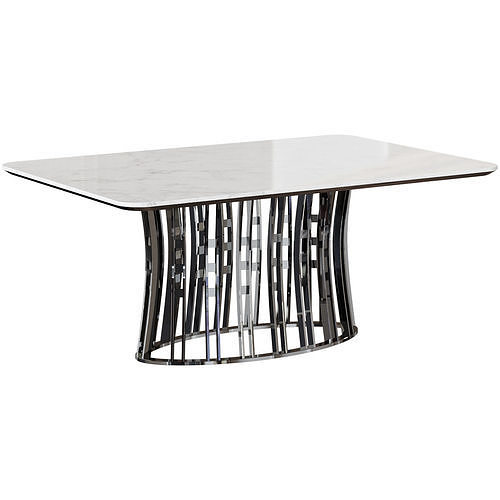 Dining table made of natural stone 3D model | CGTrader