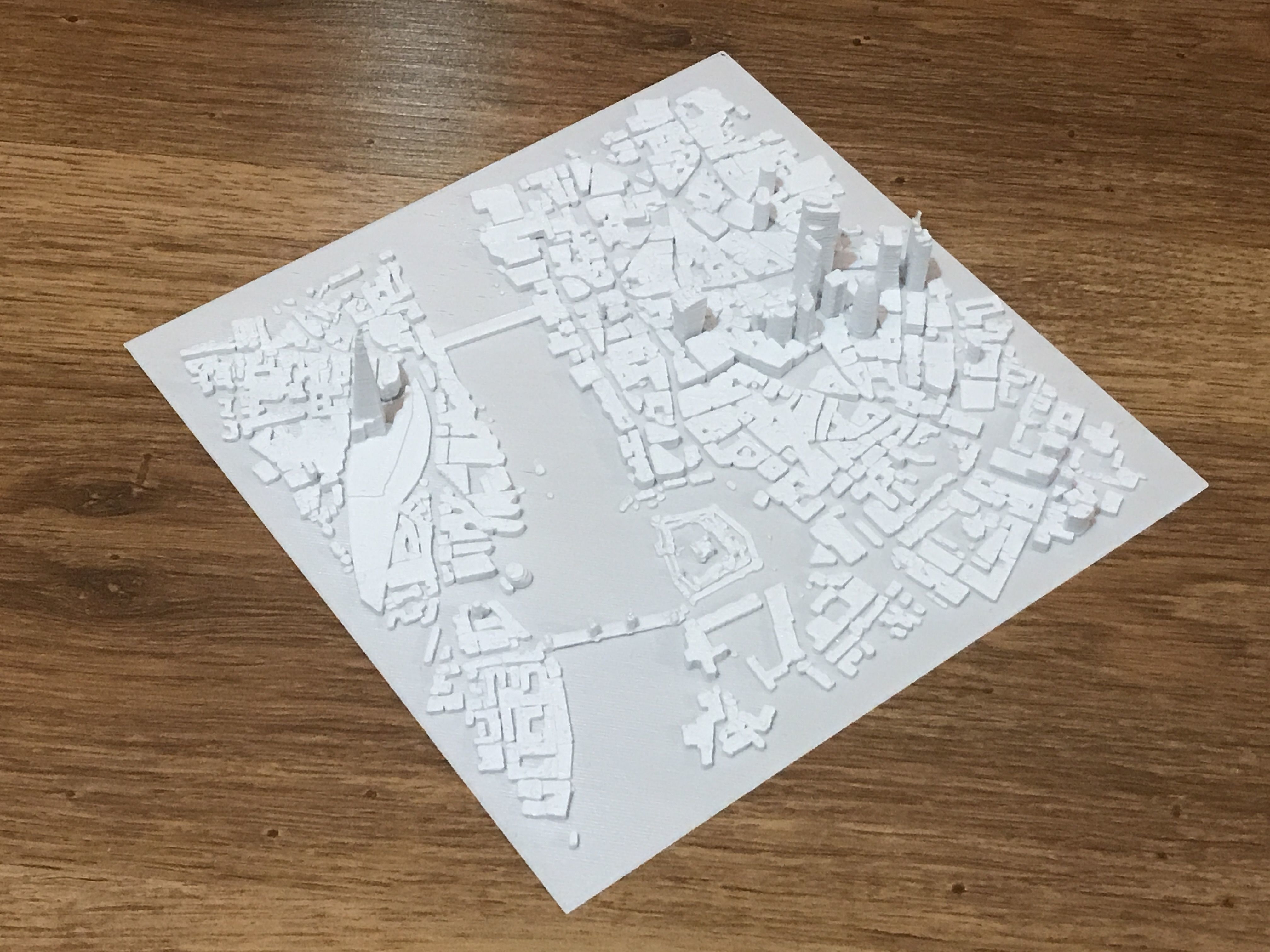 LONDON CITY - Miniature 3D Map 3D model 3D printable | CGTrader