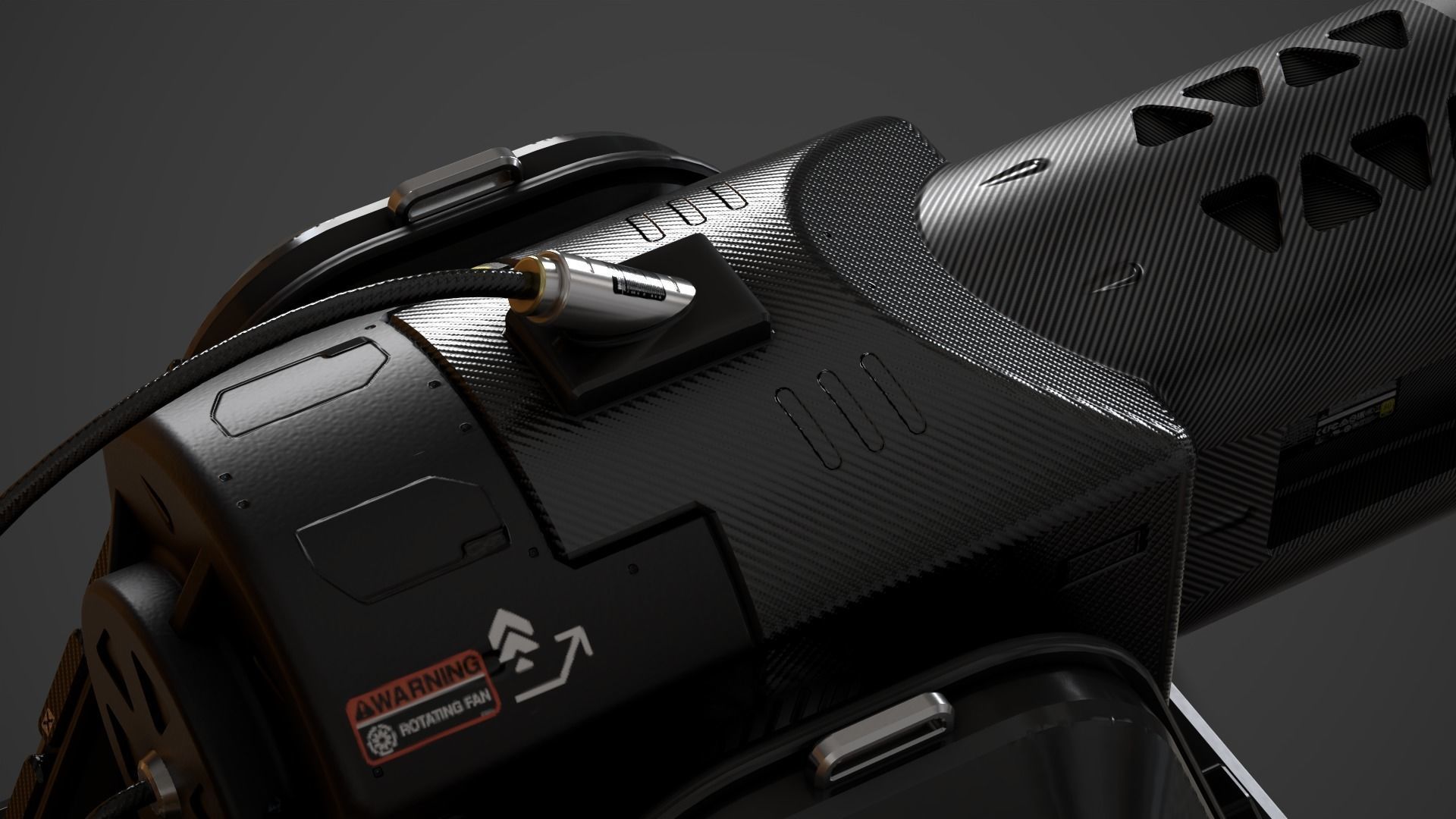 3D model Laser Turret - ASURA VR / AR / low-poly | CGTrader
