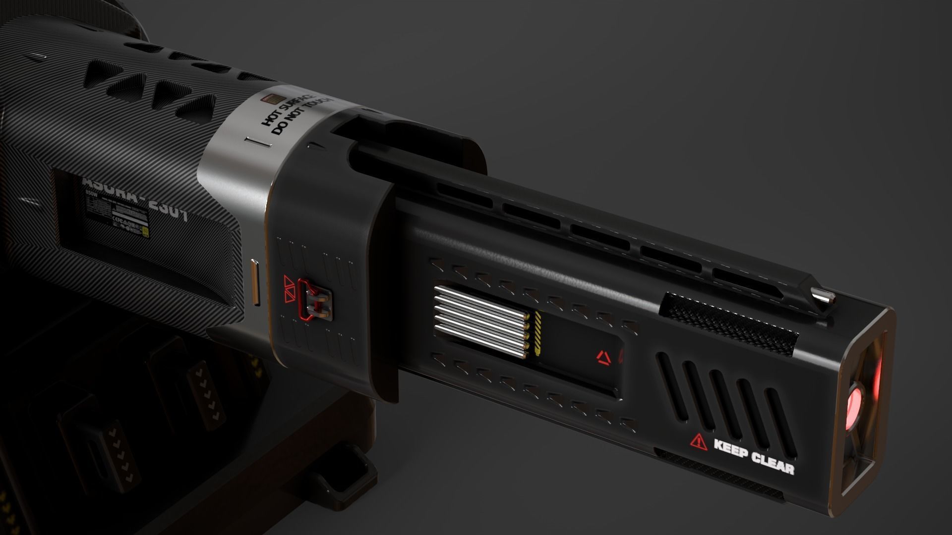 3D model Laser Turret - ASURA VR / AR / low-poly | CGTrader