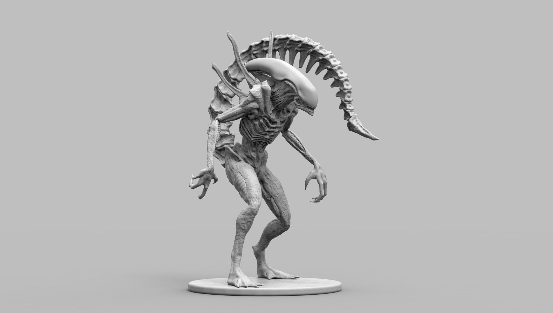 Alien Xenomorph Scout 3D Print Model 3D model 3D printable | CGTrader