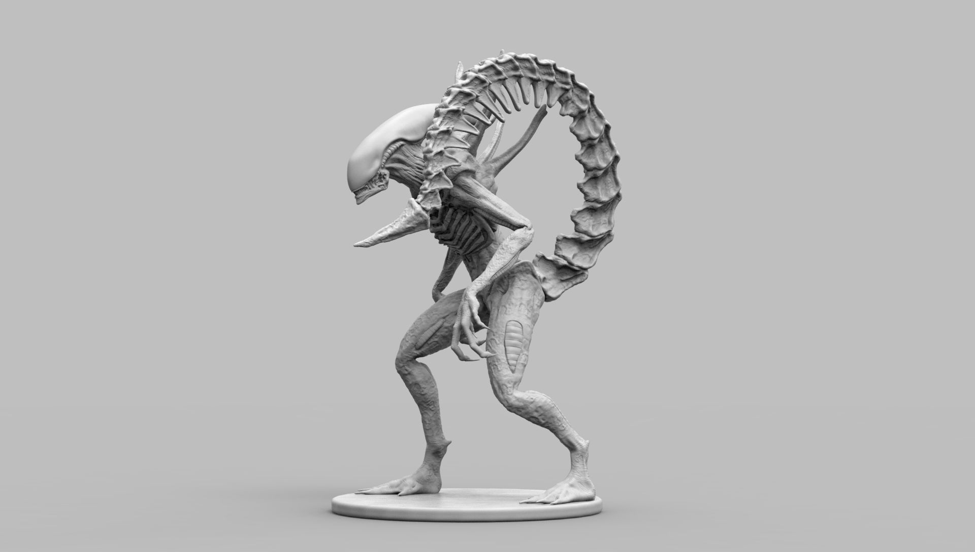 Alien Xenomorph Scout 3D Print Model 3D model 3D printable | CGTrader