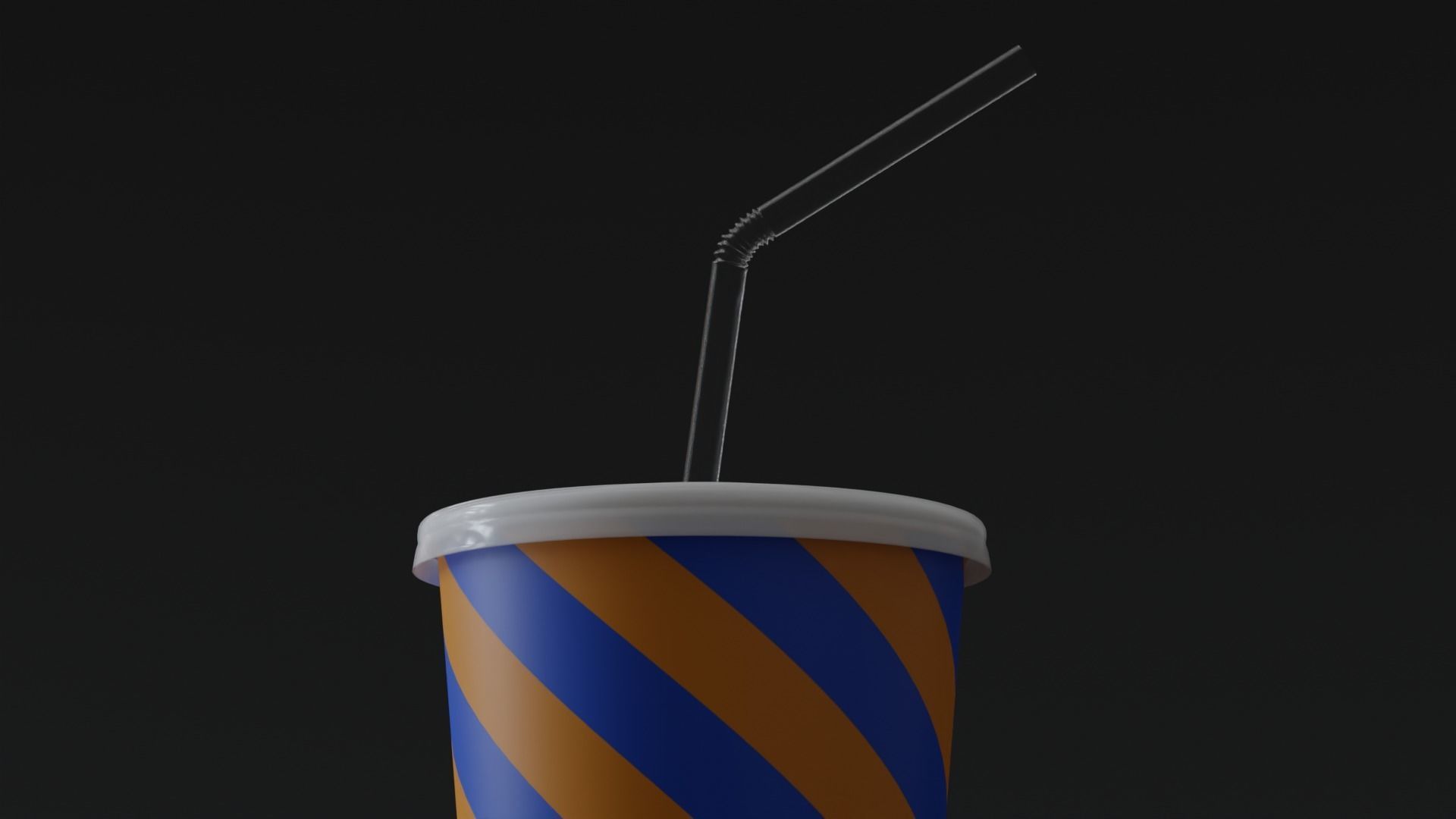 Disposable Milkshake Paper Cup 3D Model 3D model | CGTrader