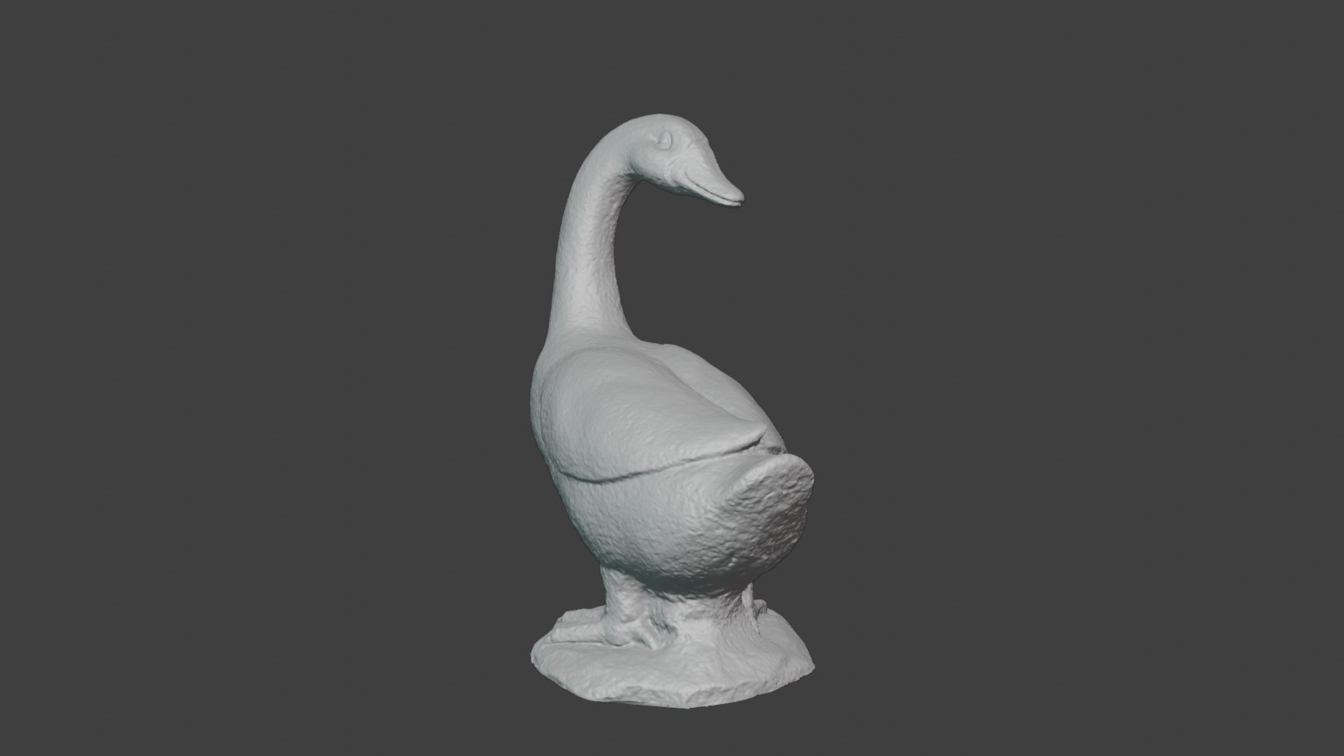 Garden goose 3D model 3D printable | CGTrader