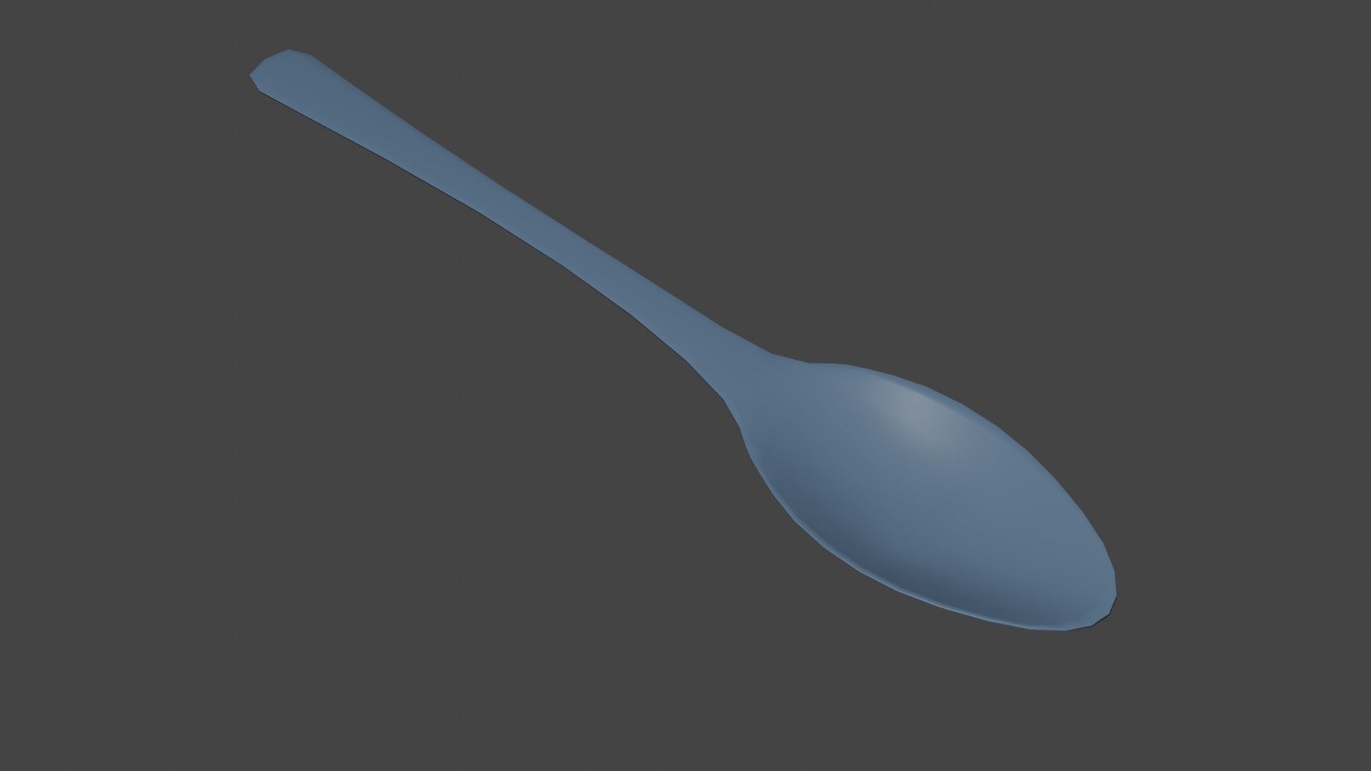 Spoon low poly free VR / AR / low-poly 3D model | CGTrader