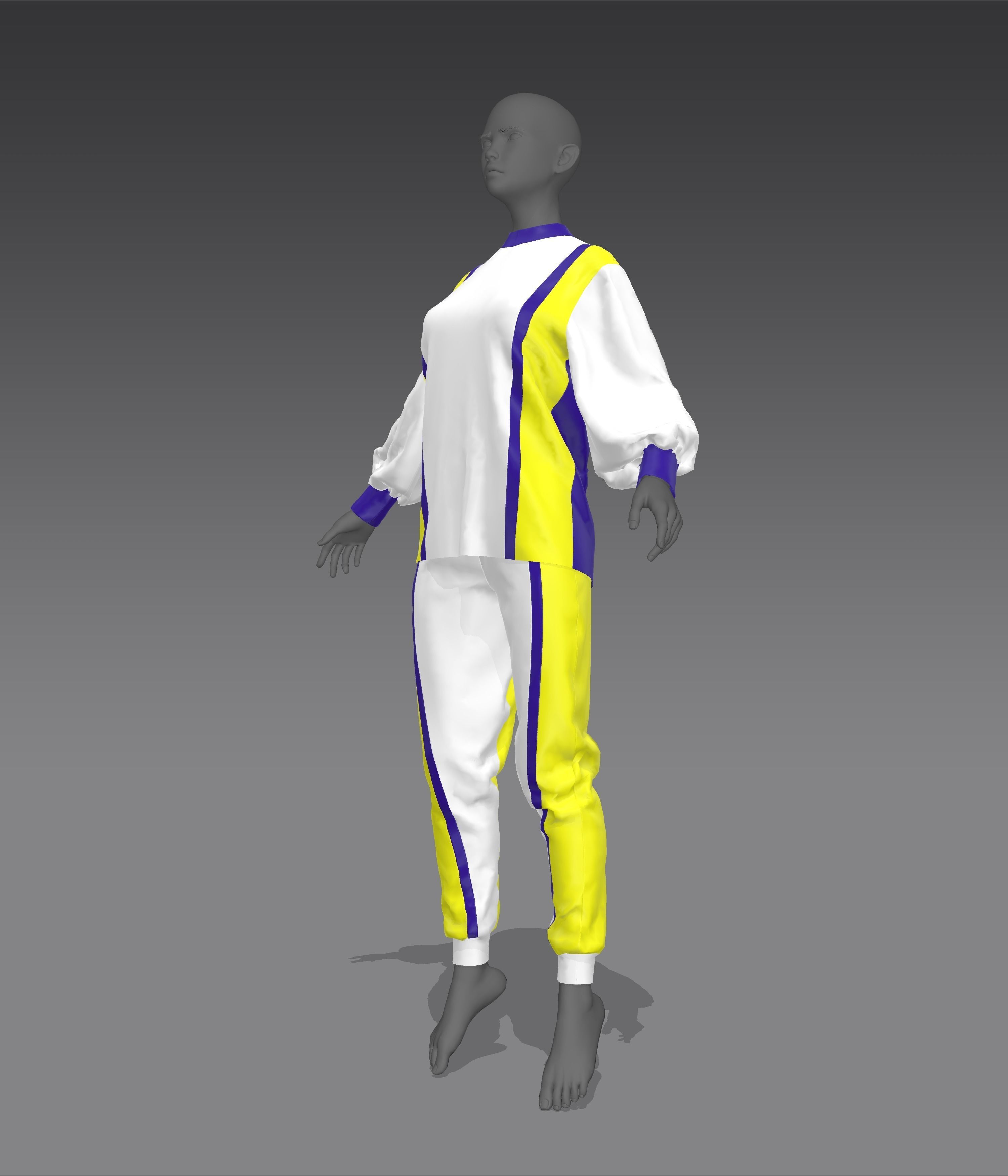 Street Tracksuit 3D model | CGTrader