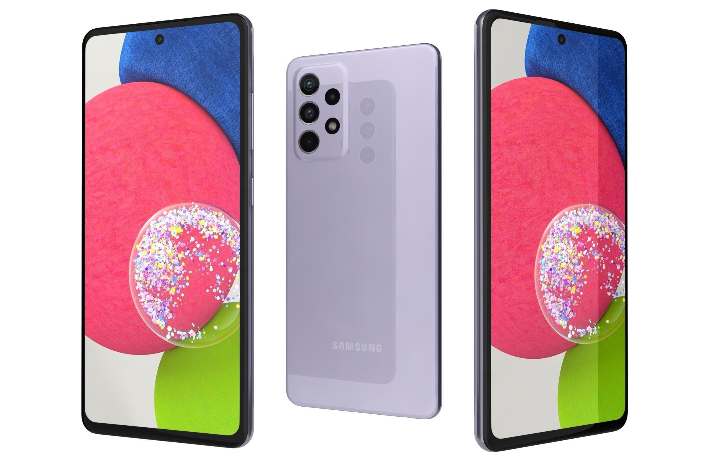Samsung Galaxy A52s All Colors 3D model | CGTrader