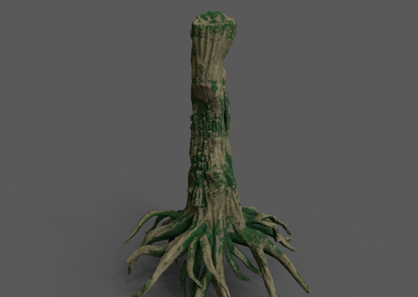 3D model Old Russian pagan idol PBR low-poly game ready VR / AR / low ...