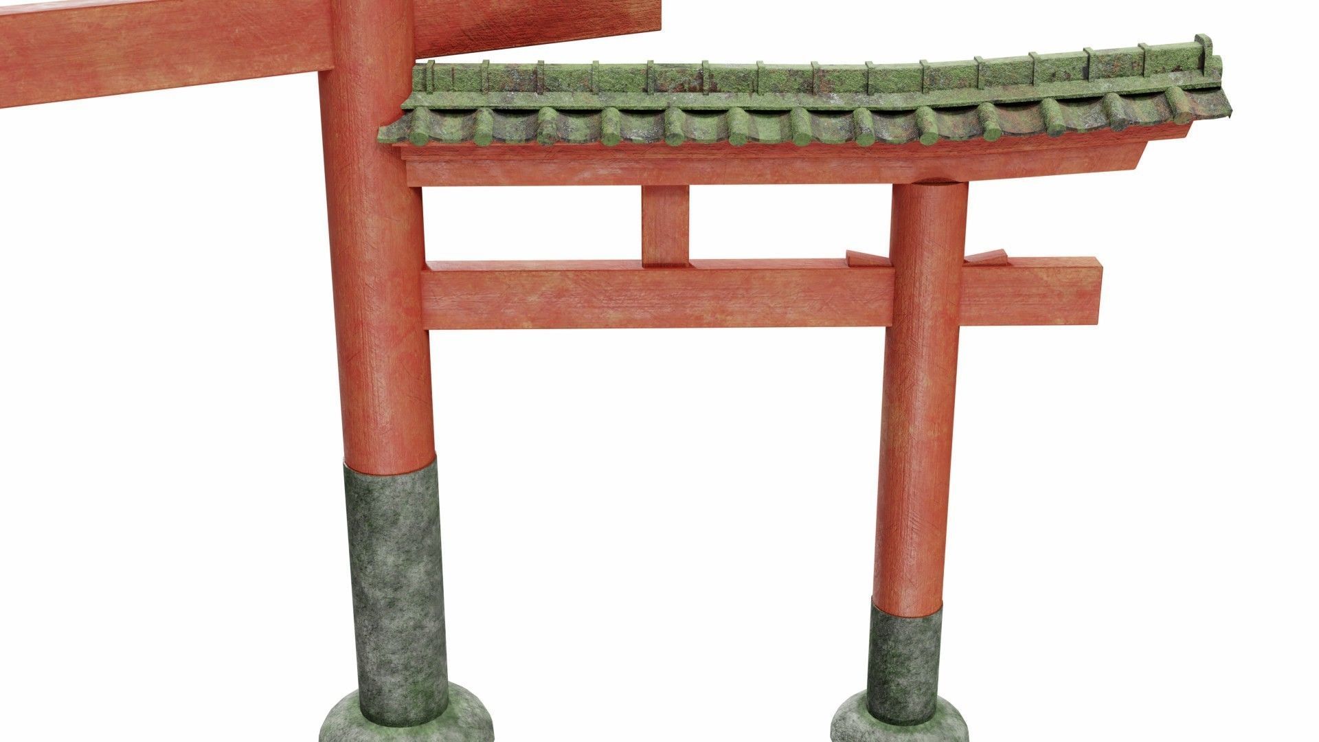 Torii gate miwa type 3D model | CGTrader