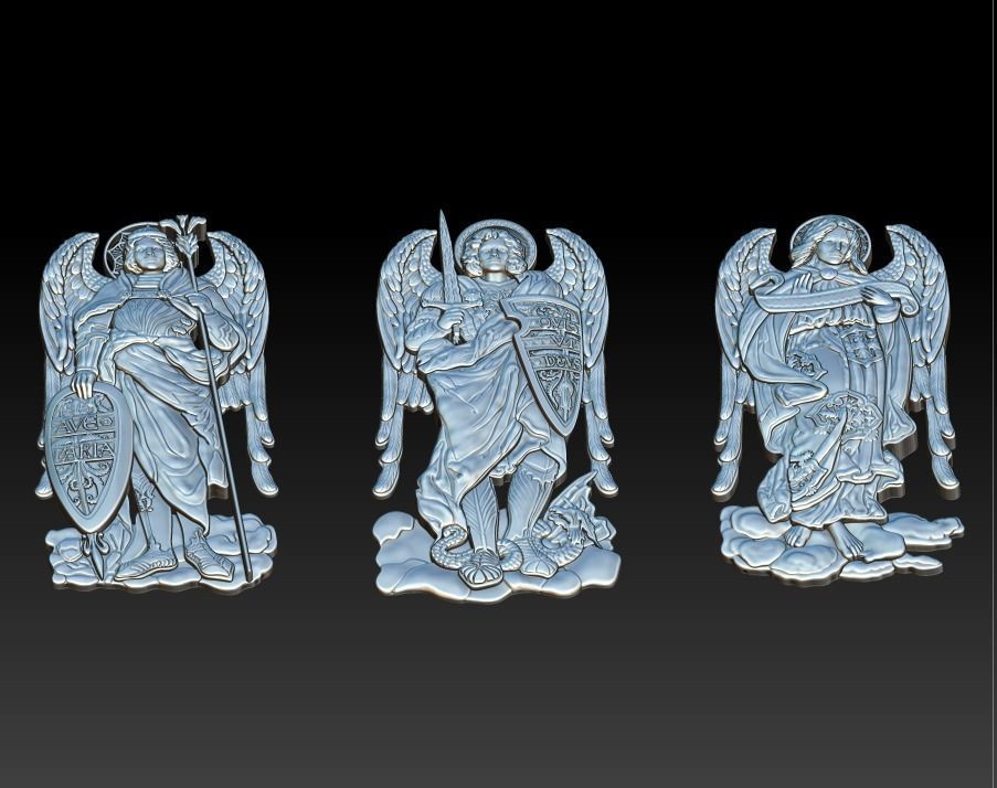 ARHANGEL AVE MARIA QVIS VT DEVS 3D model 3D printable | CGTrader