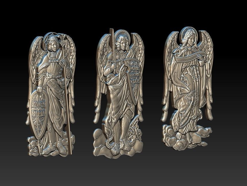 ARHANGEL AVE MARIA QVIS VT DEVS 3D model 3D printable | CGTrader