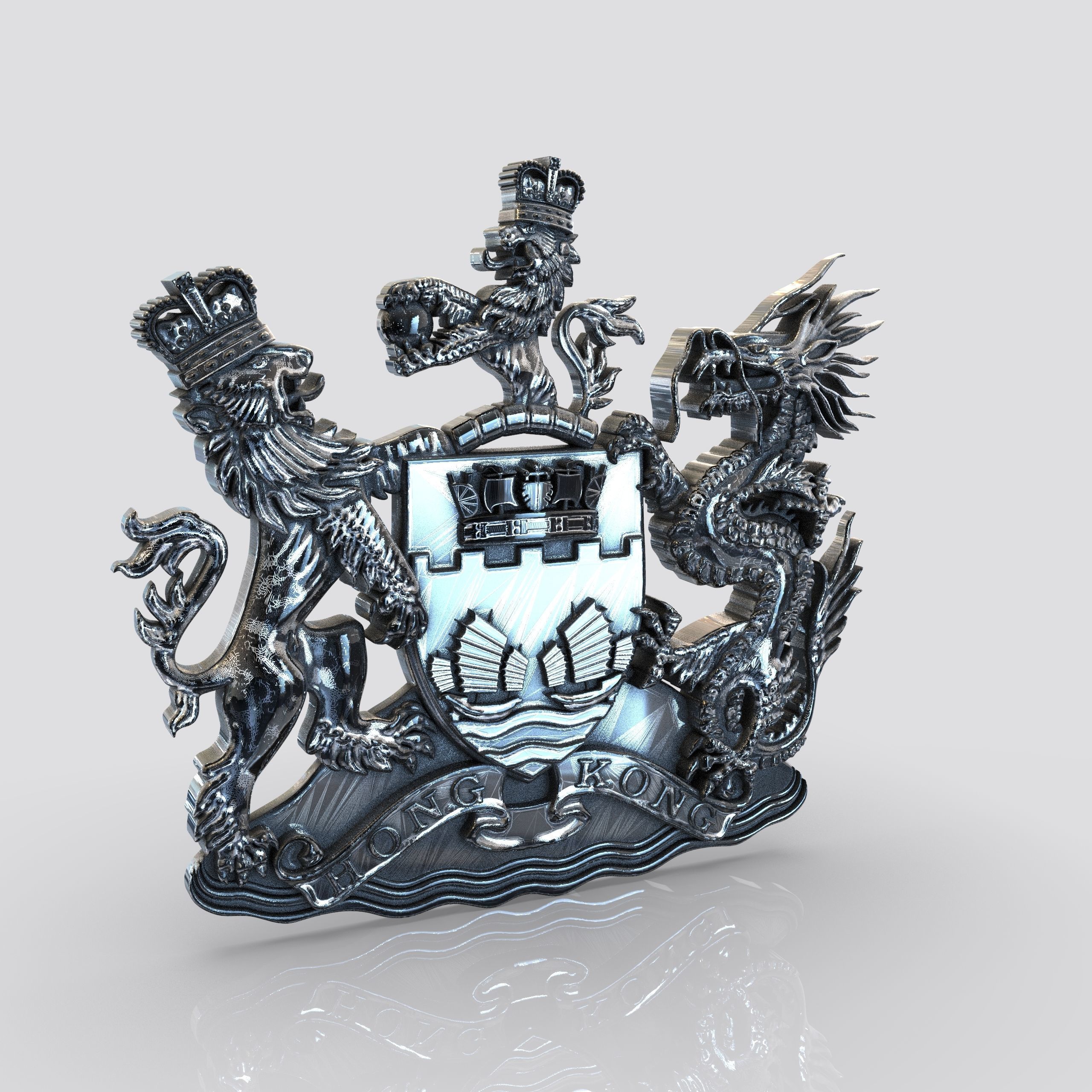 Hong Kong COA 3D model 3D printable | CGTrader