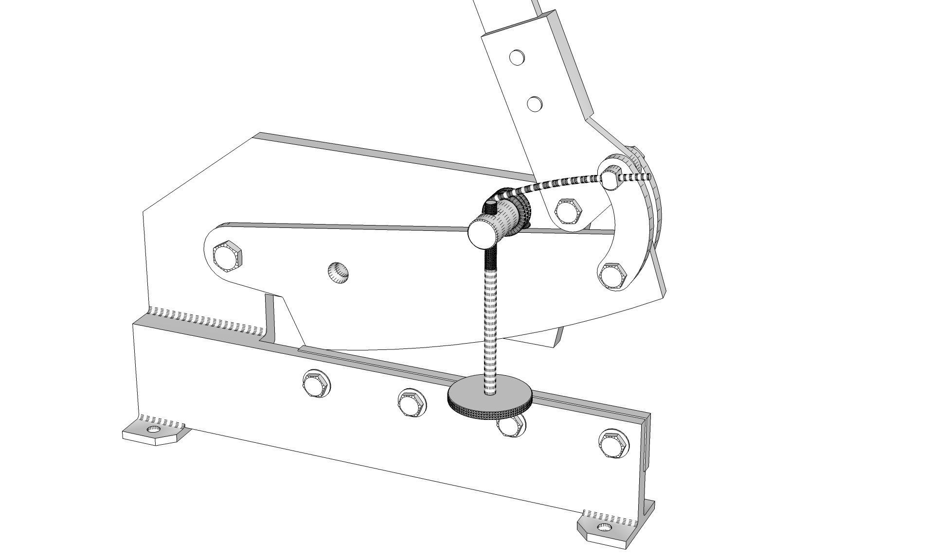 Hand Lever Shear 3D model | CGTrader