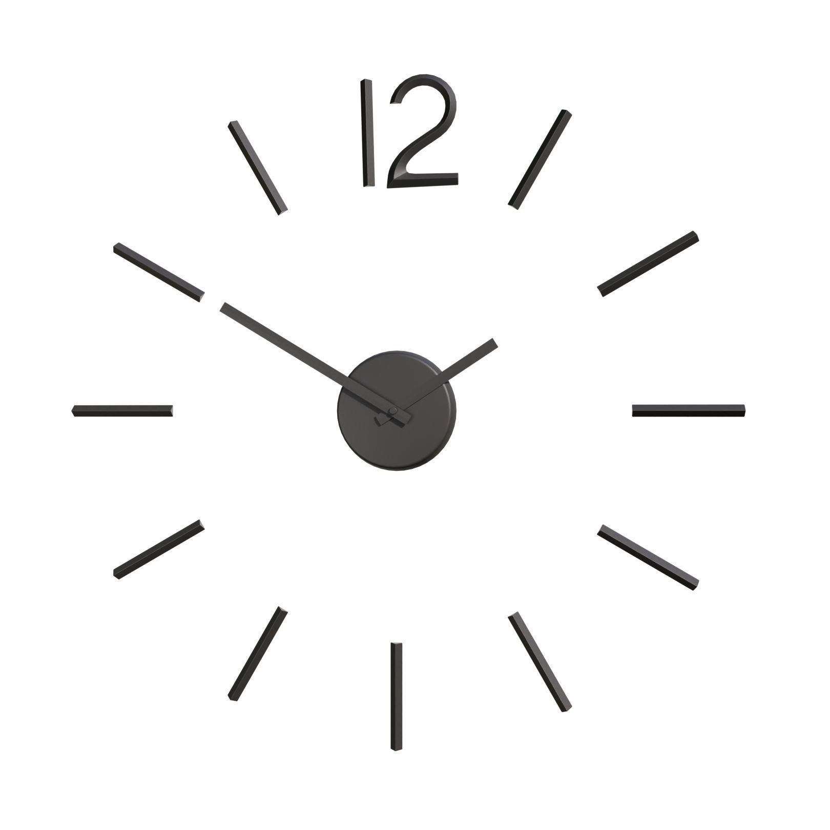 Oversized Blink Wall Clock 3D model | CGTrader