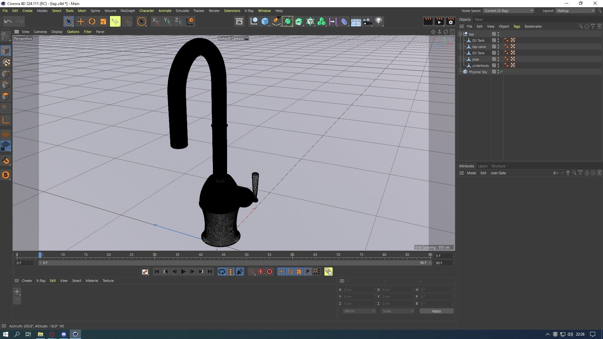basic tap 3D model rigged | CGTrader