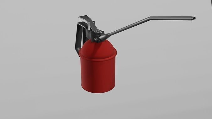 Oil can free 3D model | CGTrader