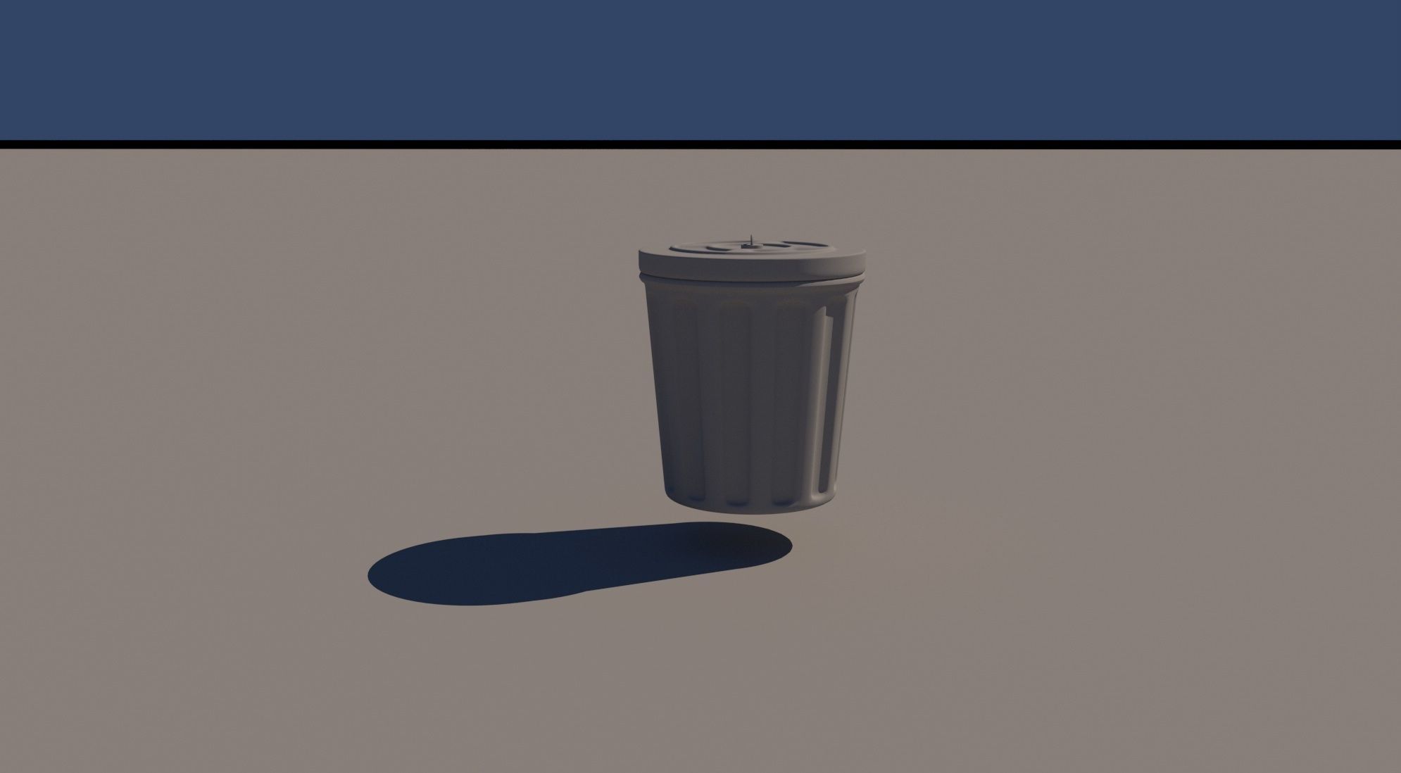 garbage can 3D model rigged | CGTrader