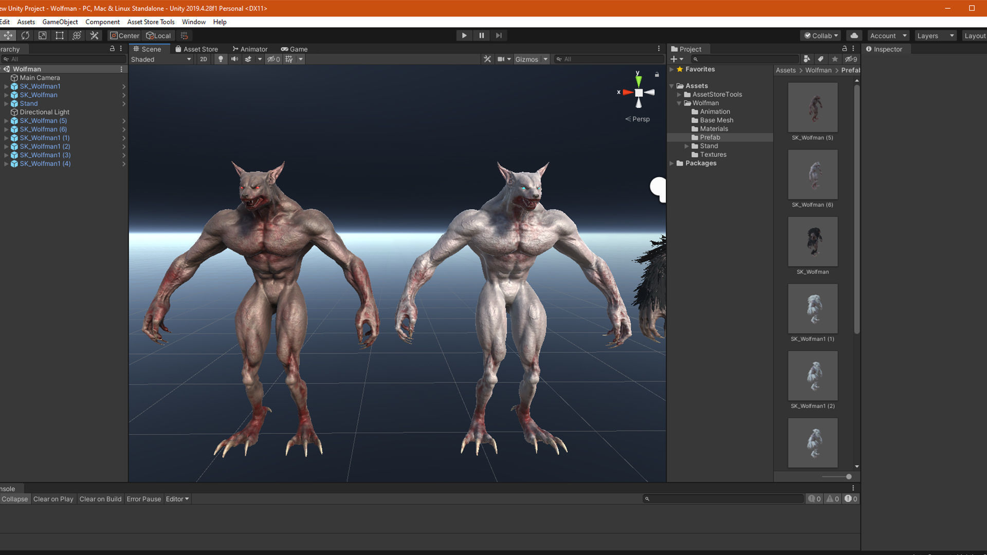 3D model Wolfman - Game Ready VR / AR / low-poly | CGTrader